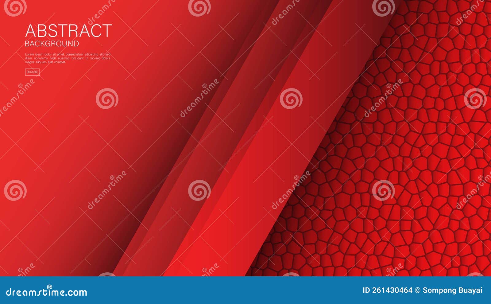 Red Abstract Background, Polygon Vector, Geometric Vector, Minimal ...