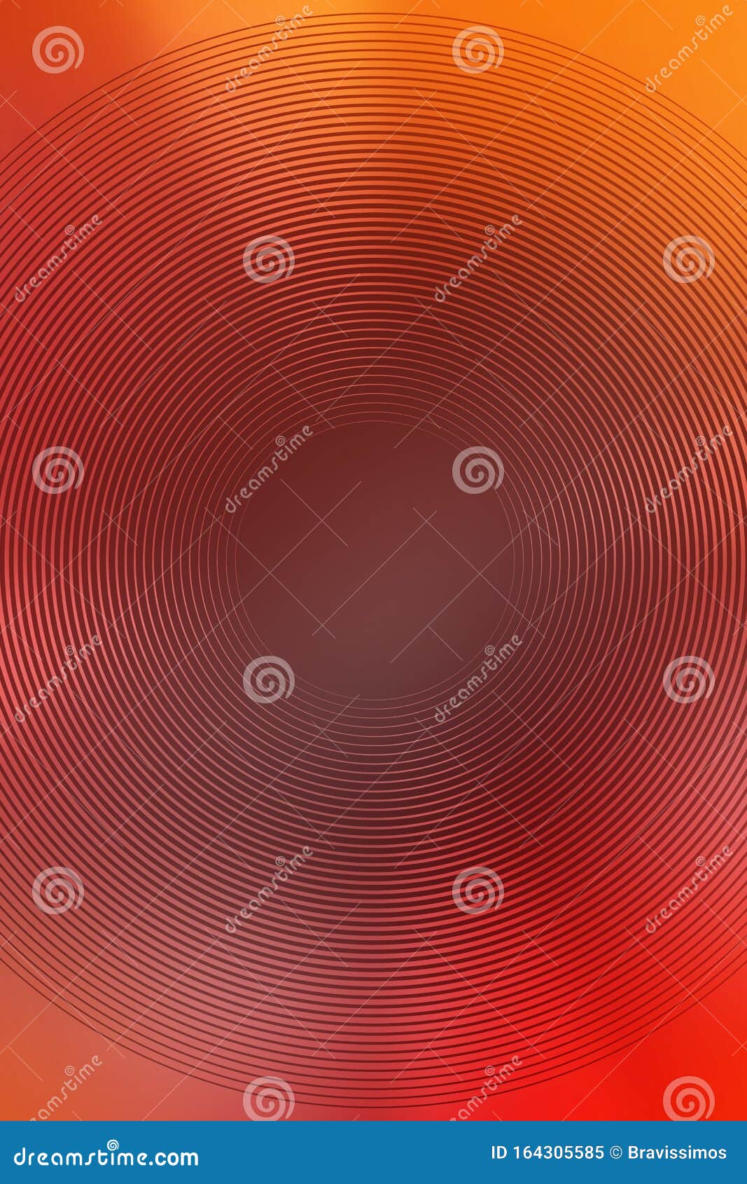 Red Abstract Background Radial Circle. Bright Light Stock Illustration ...