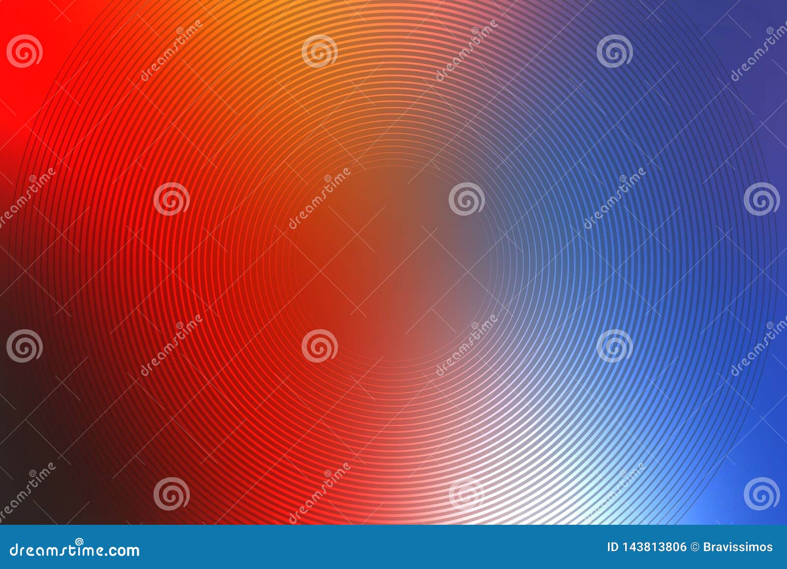 Red Abstract Background Radial Circle. Light Effect Stock Illustration ...