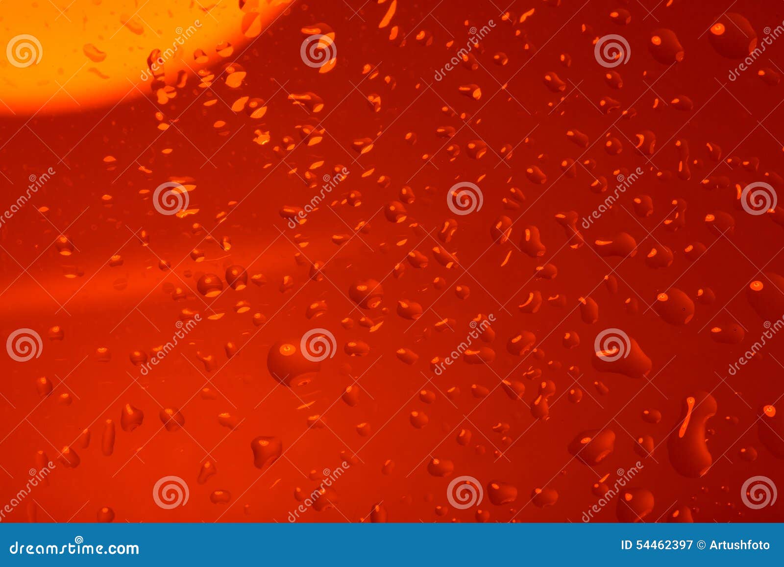 Red Abstract Background with Water Drops Stock Image - Image of drop ...