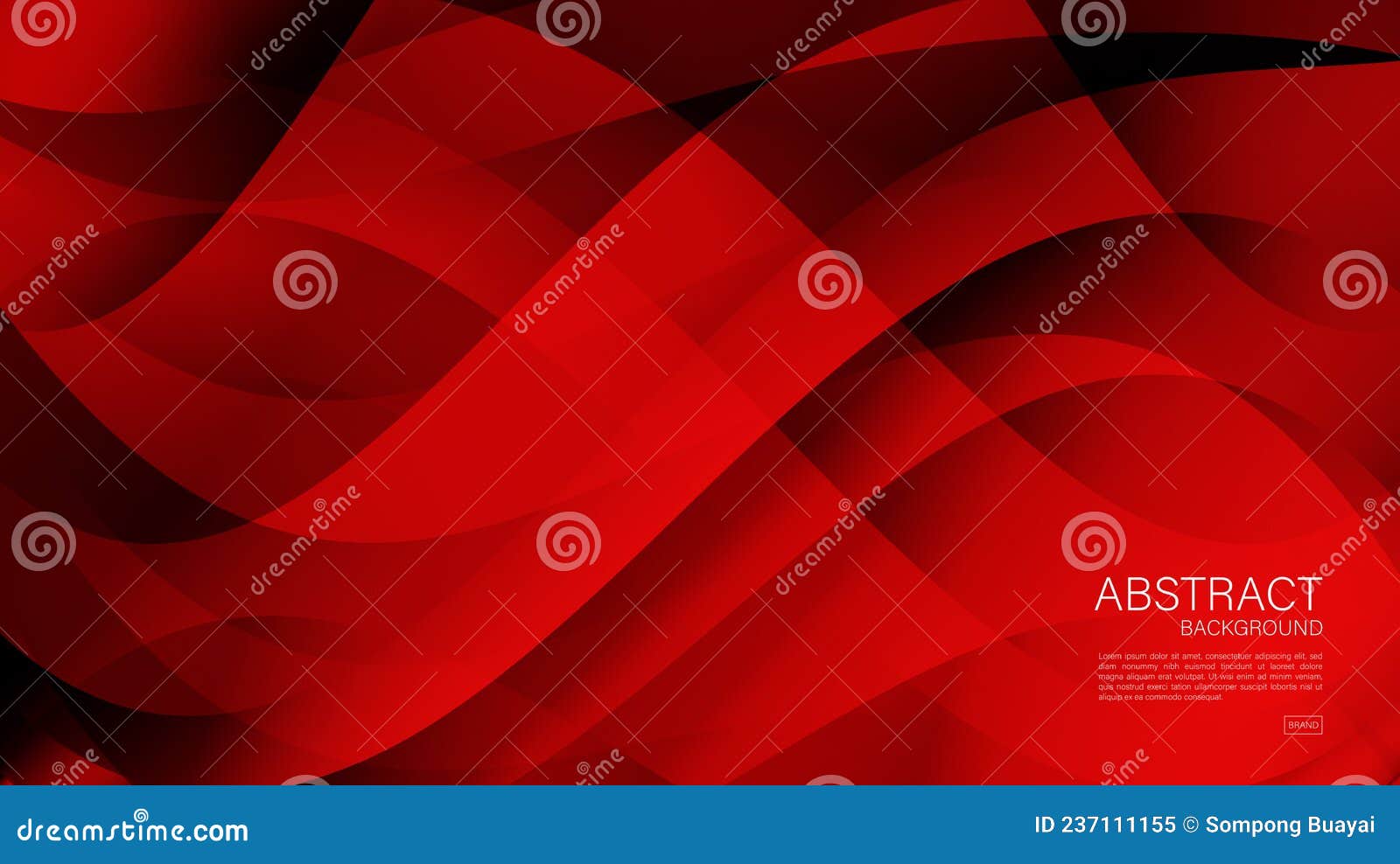Red Wave Abstract Background, Geometric Vector, Gradient Background ...