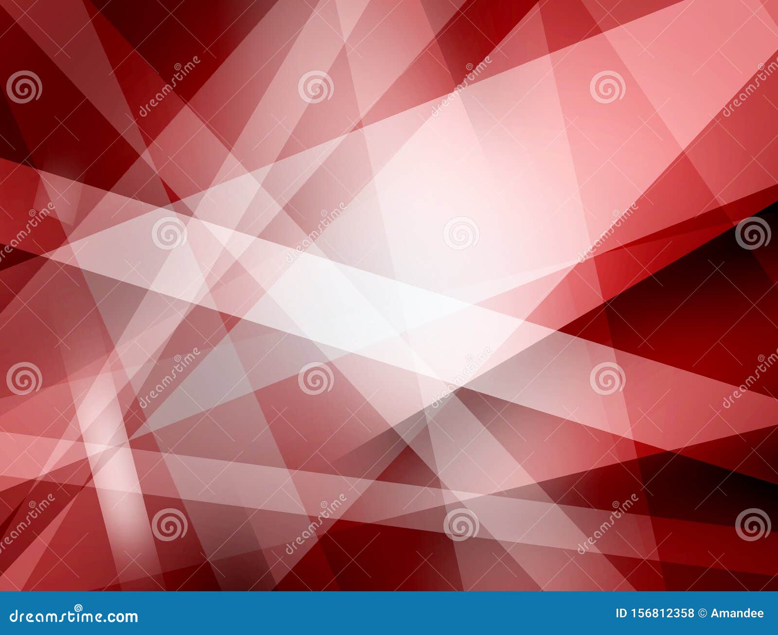 Red Abstract Background with White Stripes and Triangle Shapes in ...