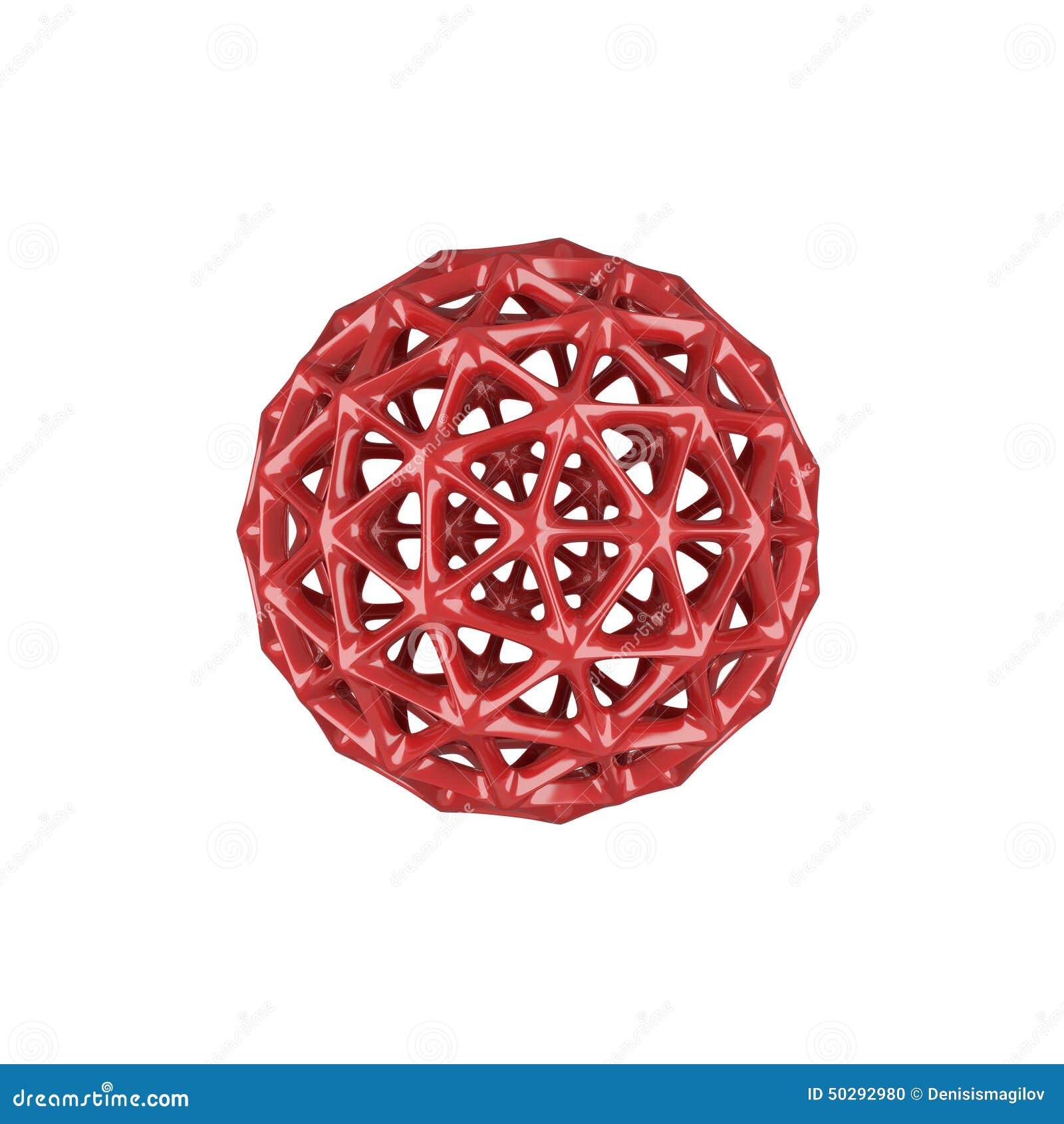 Red abstract ball stock illustration. Illustration of design - 50292980