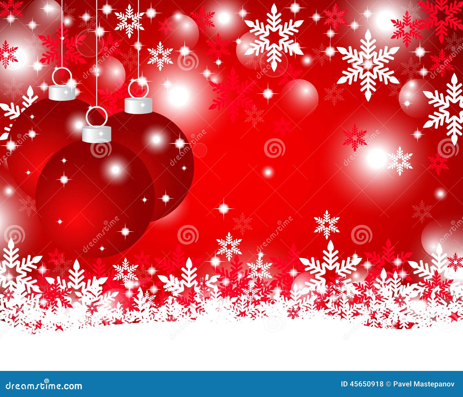 Red Abstract Christmas Background Stock Illustration - Illustration of ...