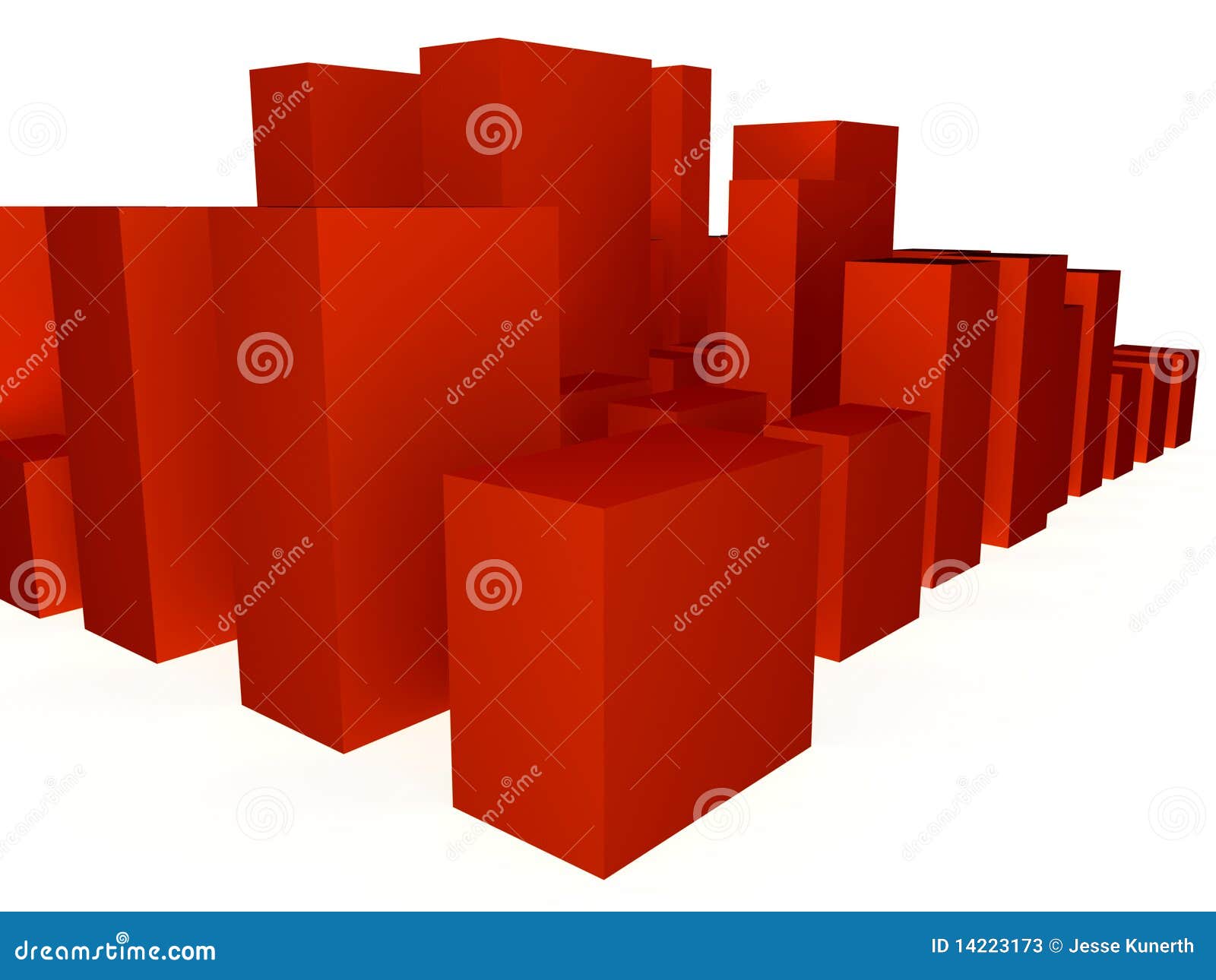Red Abstract Cubes stock illustration. Illustration of cubes - 14223173