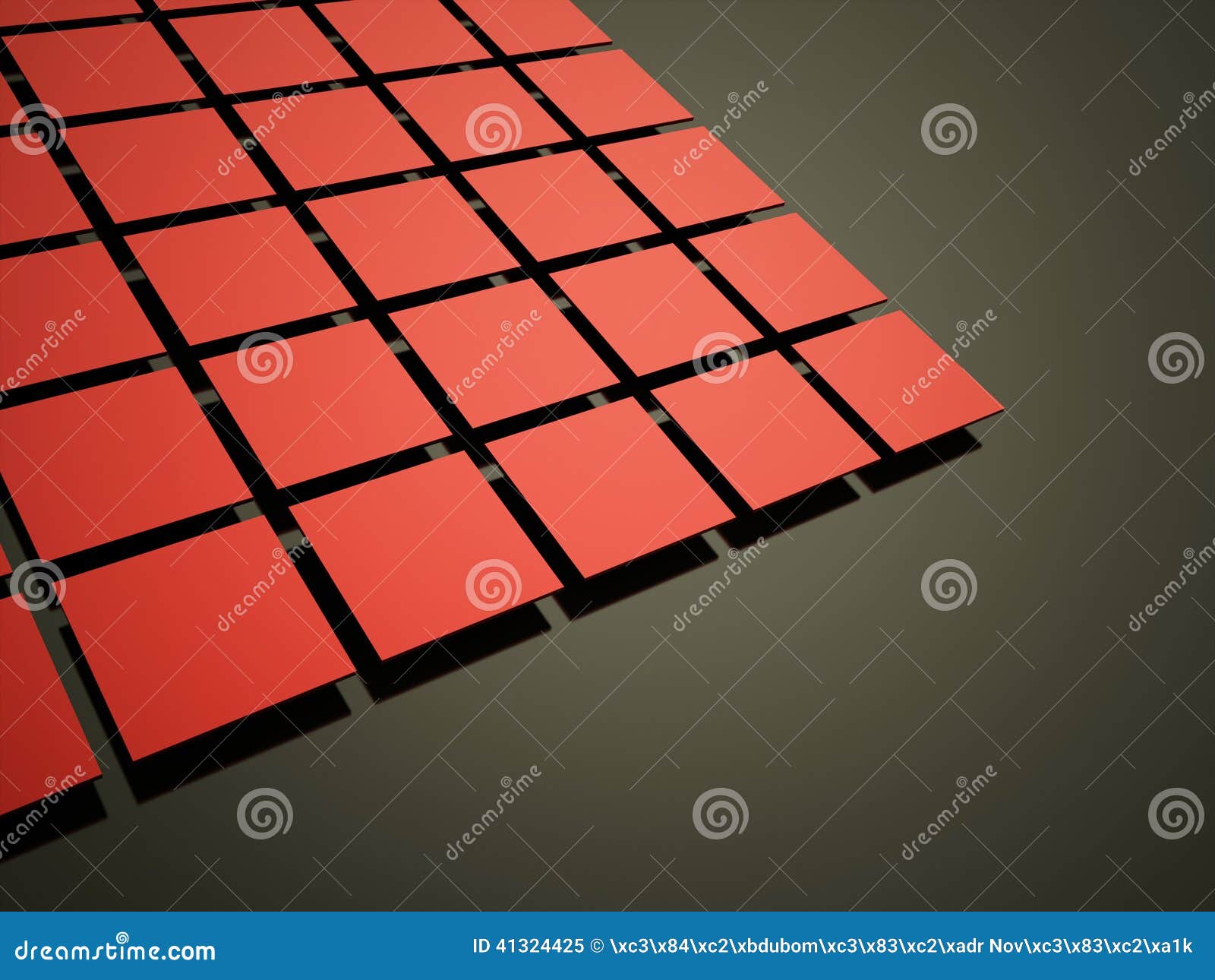 Red Abstract Cubes Background Rendered Stock Illustration ...