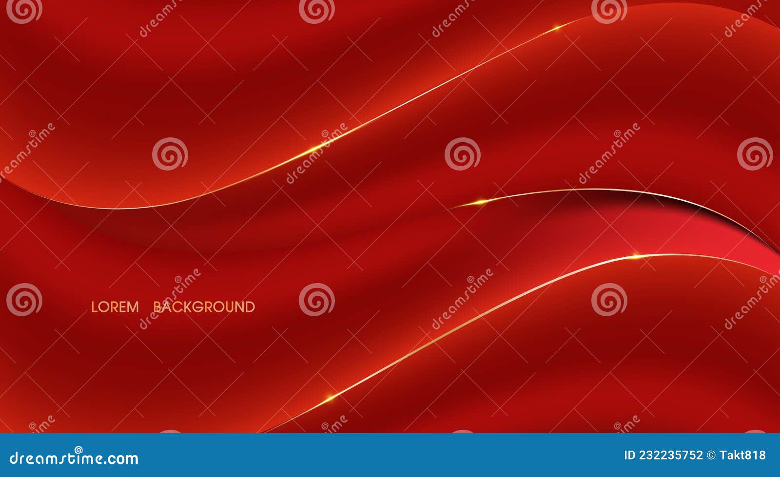 Red Abstract Curve and Wavy Background Stock Vector - Illustration of ...
