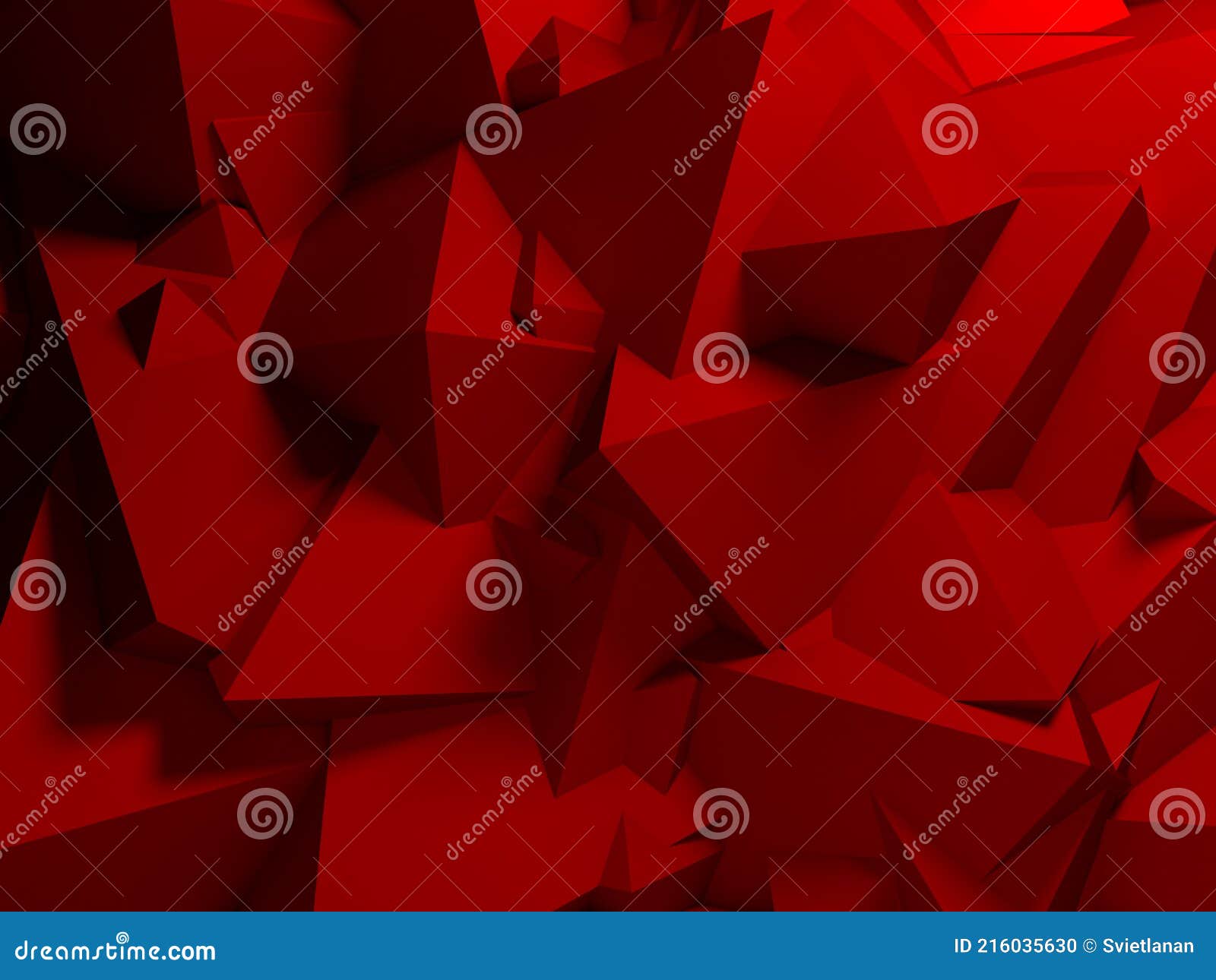 Red Abstract Design Background with Chaotic Structure Stock ...