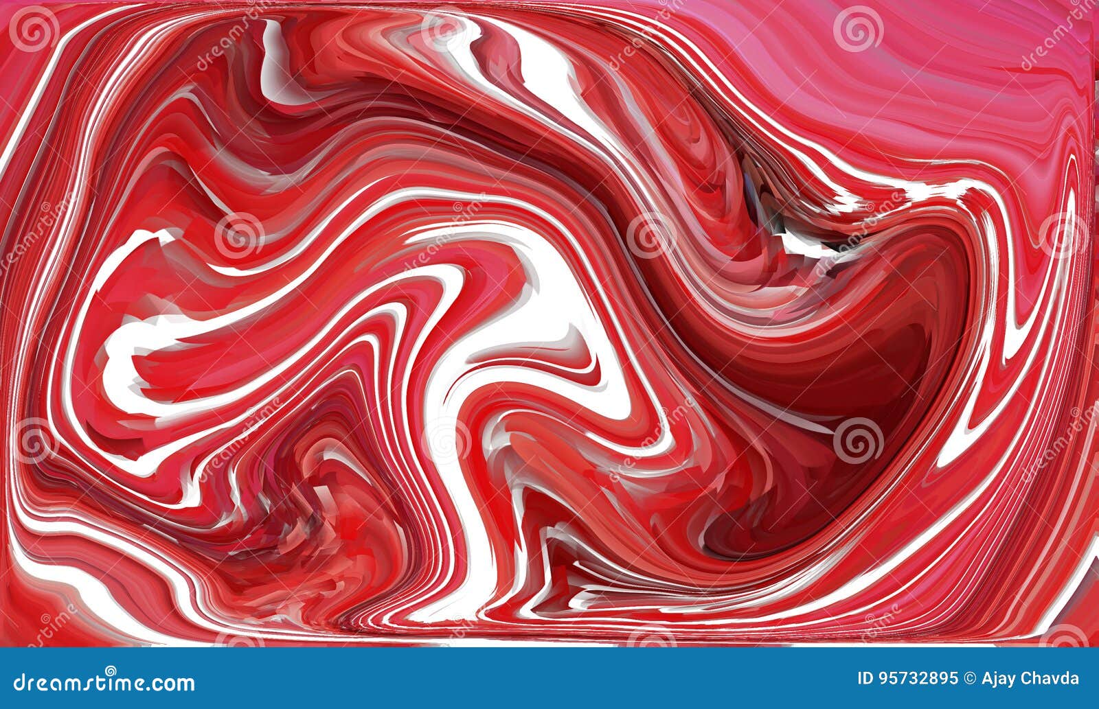 Abstract Distorted Curvy Line Royalty-Free Cartoon | CartoonDealer.com ...