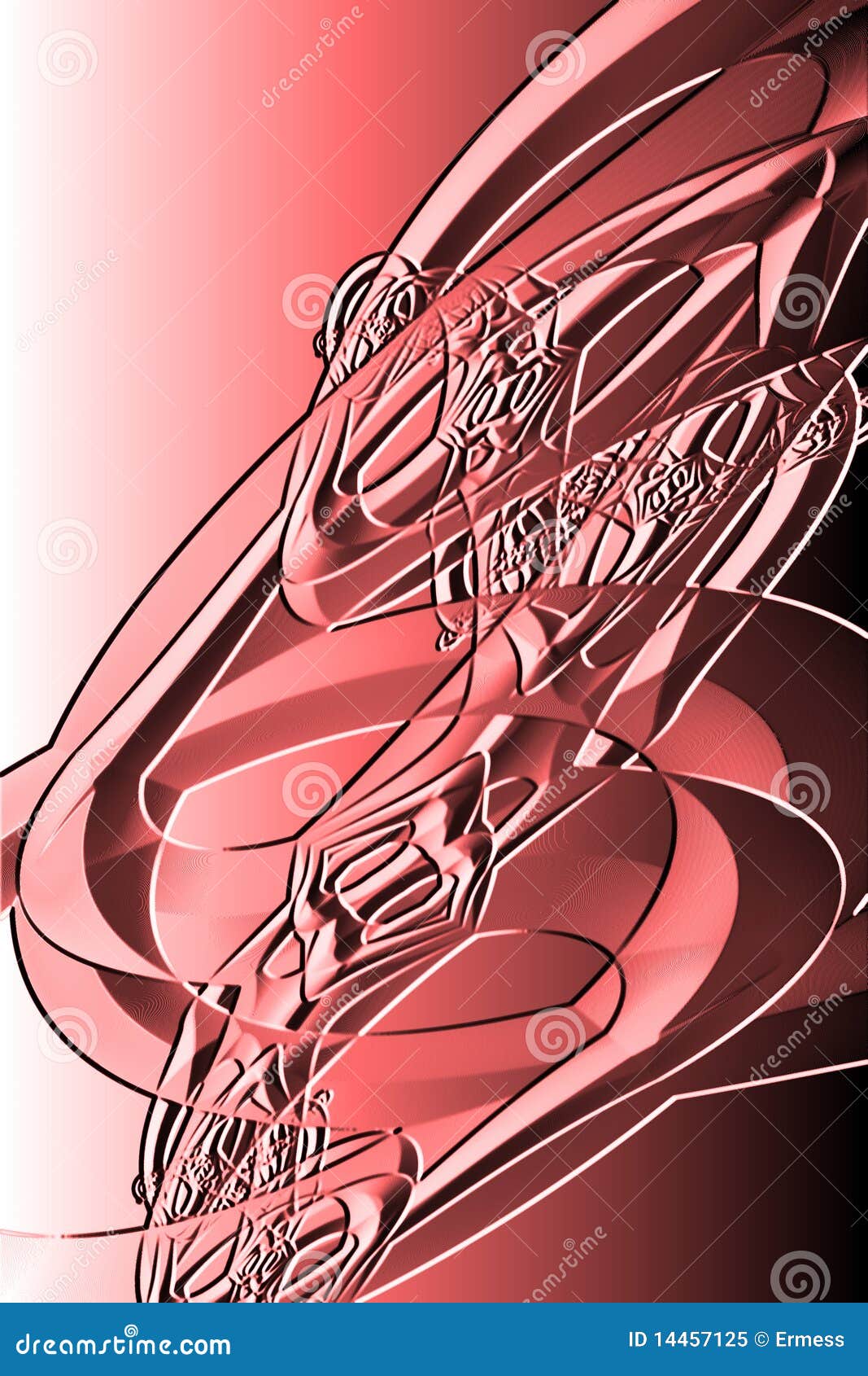 Red abstract drawing stock illustration. Illustration of cast - 14457125