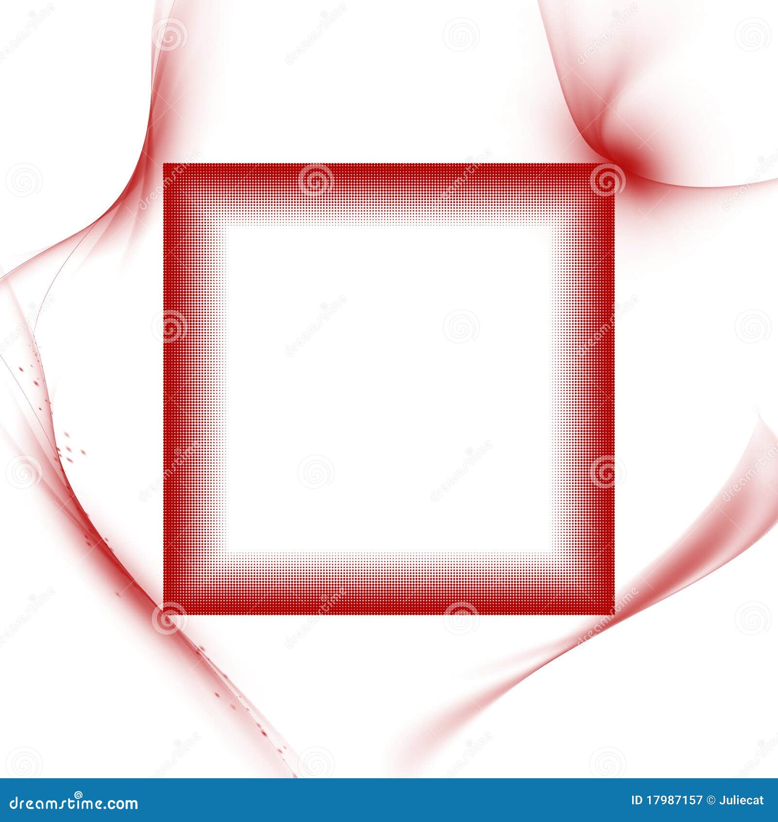 Red abstract frame stock illustration. Illustration of dots - 17987157