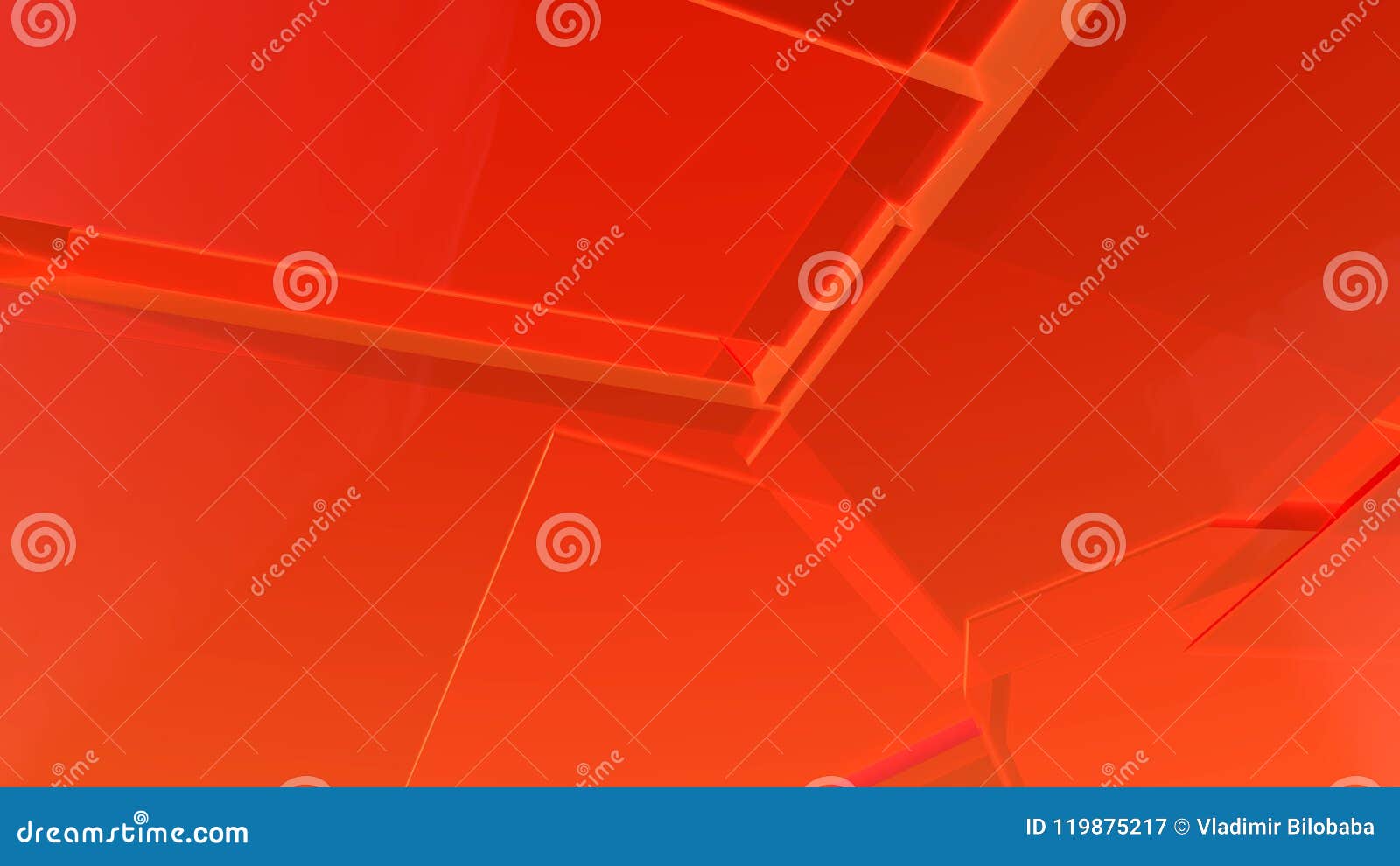 Red Abstract Geometric Background Stock Illustration - Illustration of ...