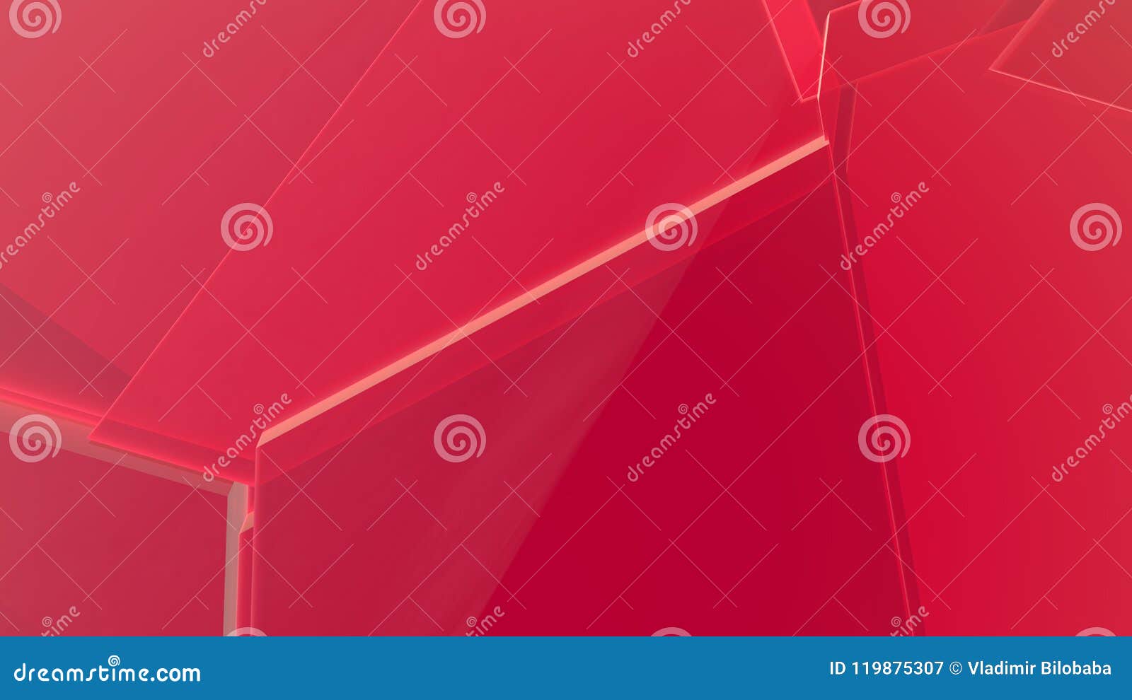 Red Abstract Geometric Background Stock Illustration - Illustration of ...