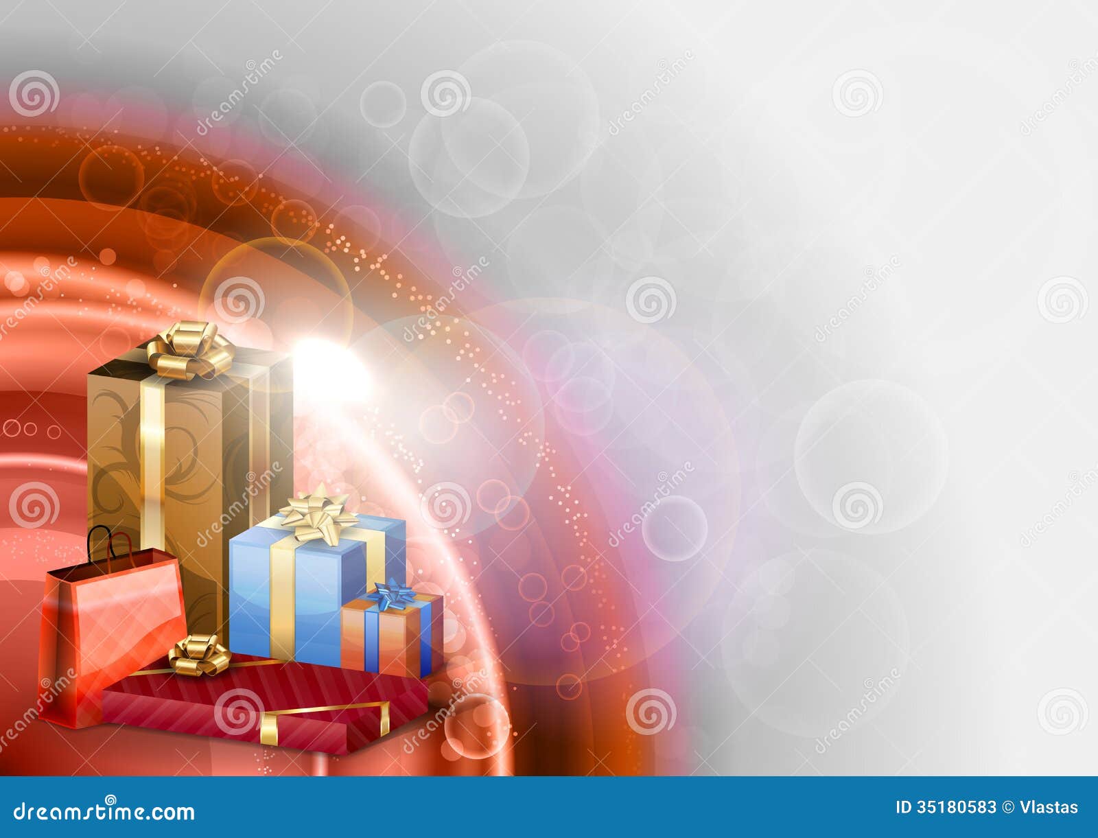Red abstract gifts stock vector. Illustration of backdrop - 35180583