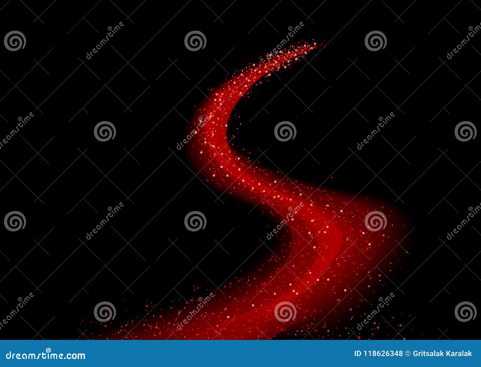 Red Abstract Glitter Background Effect. Galaxy , Universe , Sparkling ...