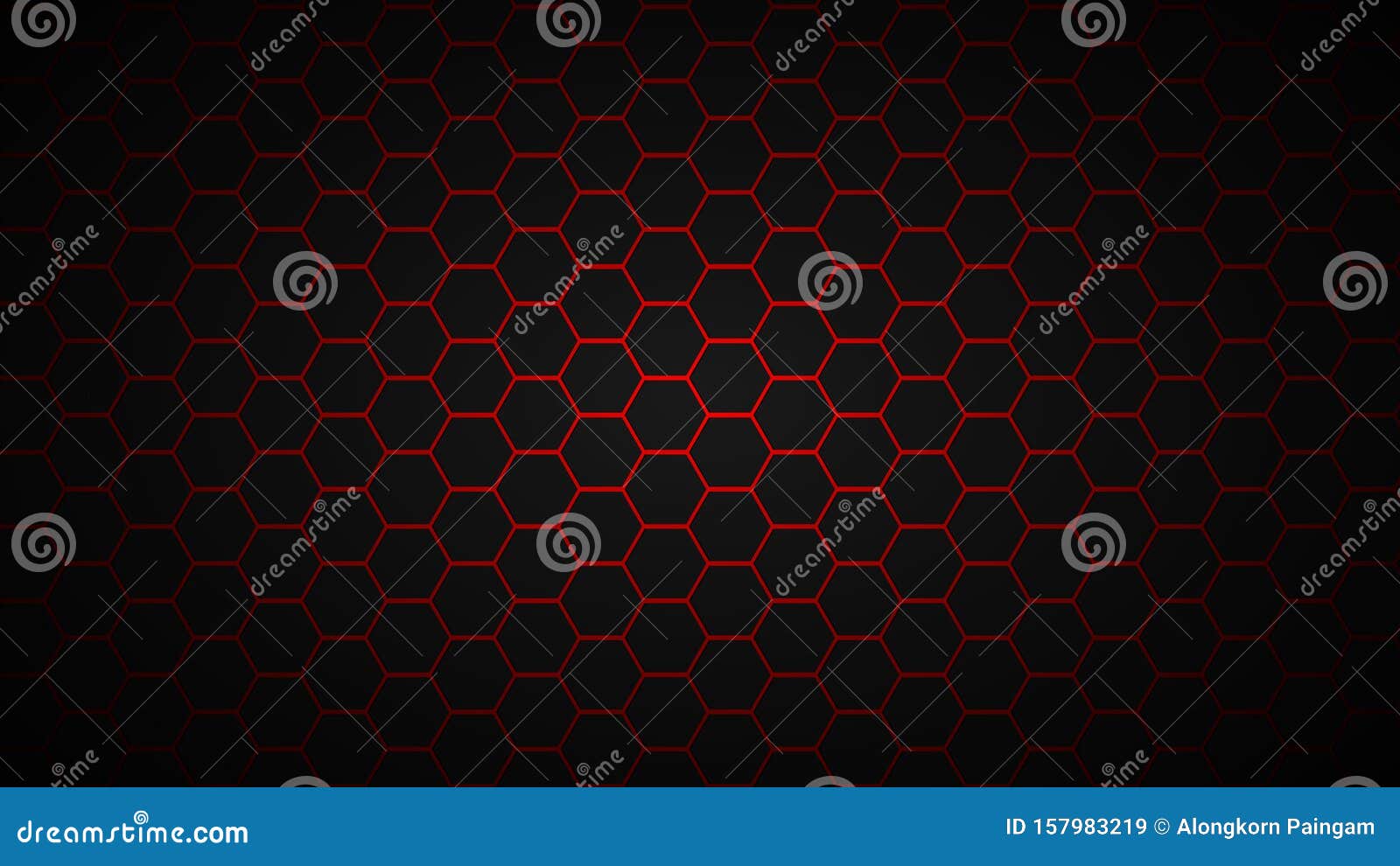 Red Abstract Hexagon Technology Background,futuristic Hexagon Computer ...