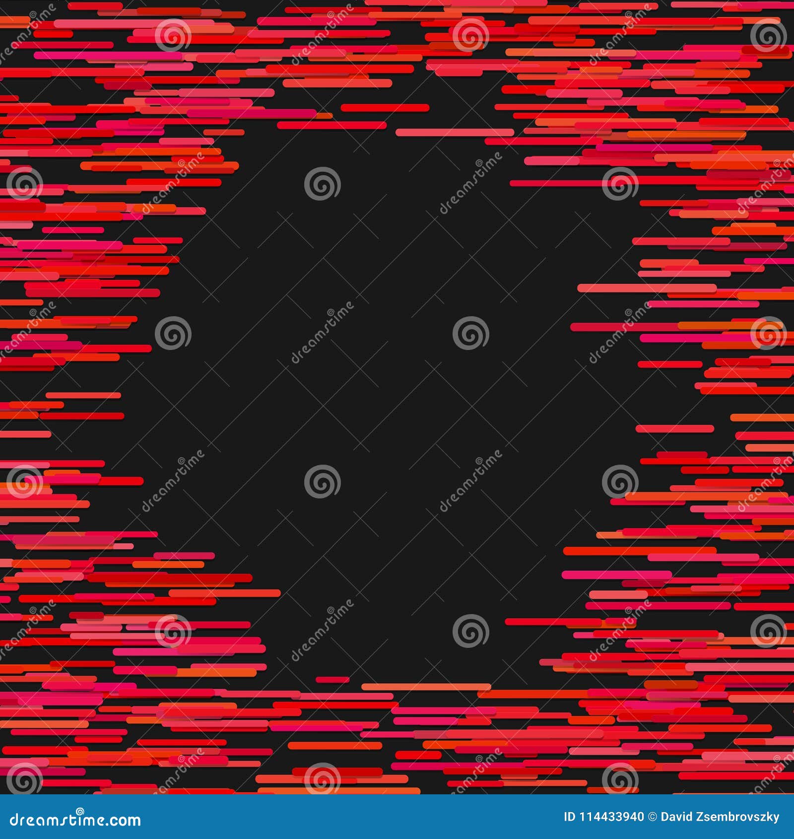 Red Abstract Horizontal Stripe Background Design Stock Vector ...