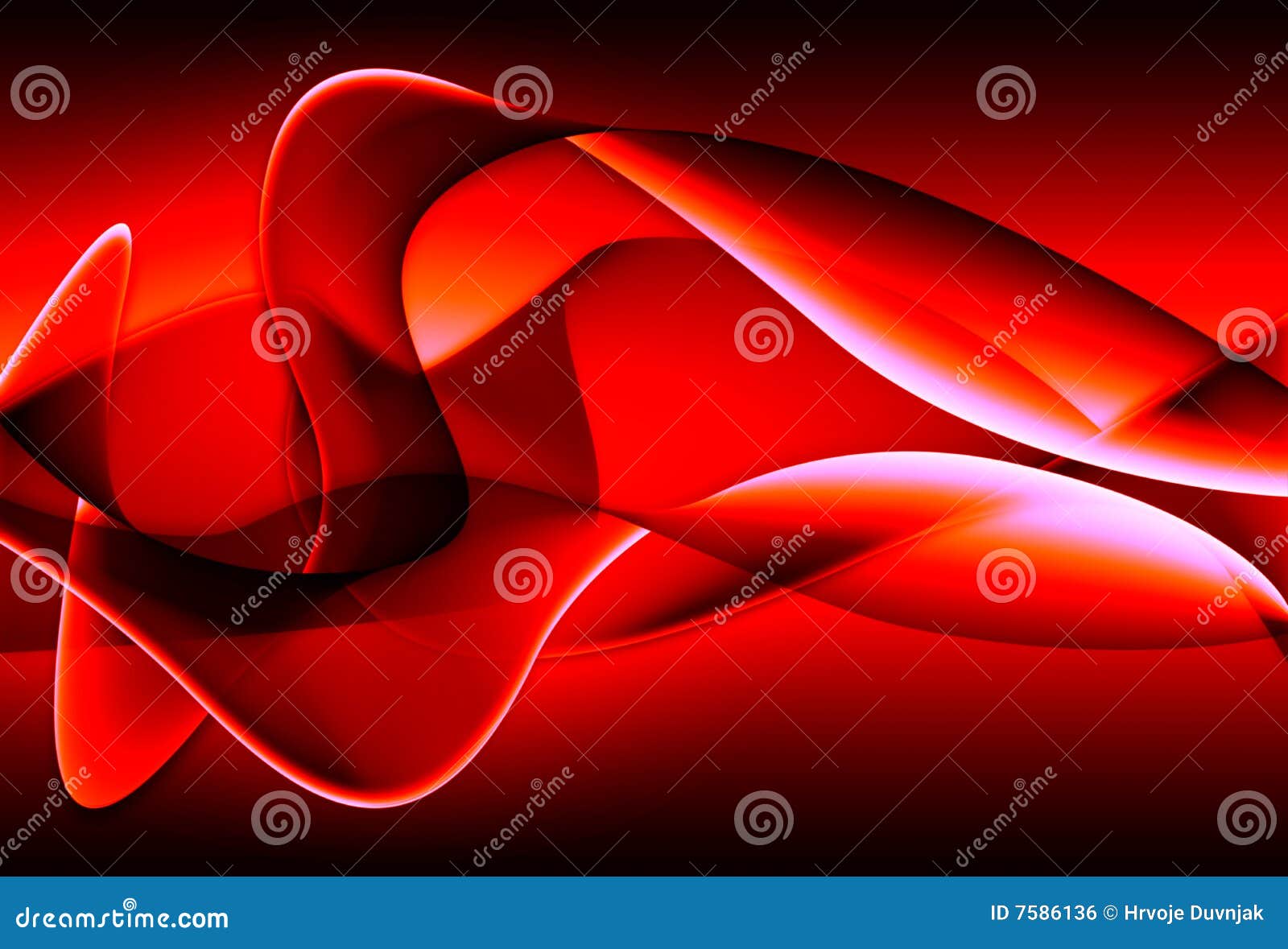 Red abstract illustration stock illustration. Illustration of computer ...