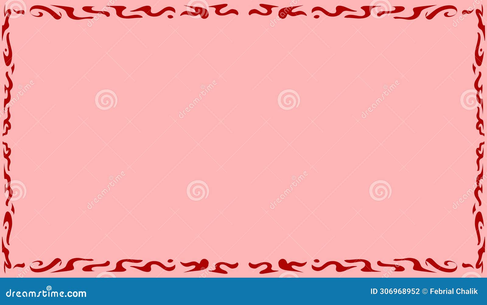 Red Abstract Illustration Background Frame Border Texture Stock Vector ...