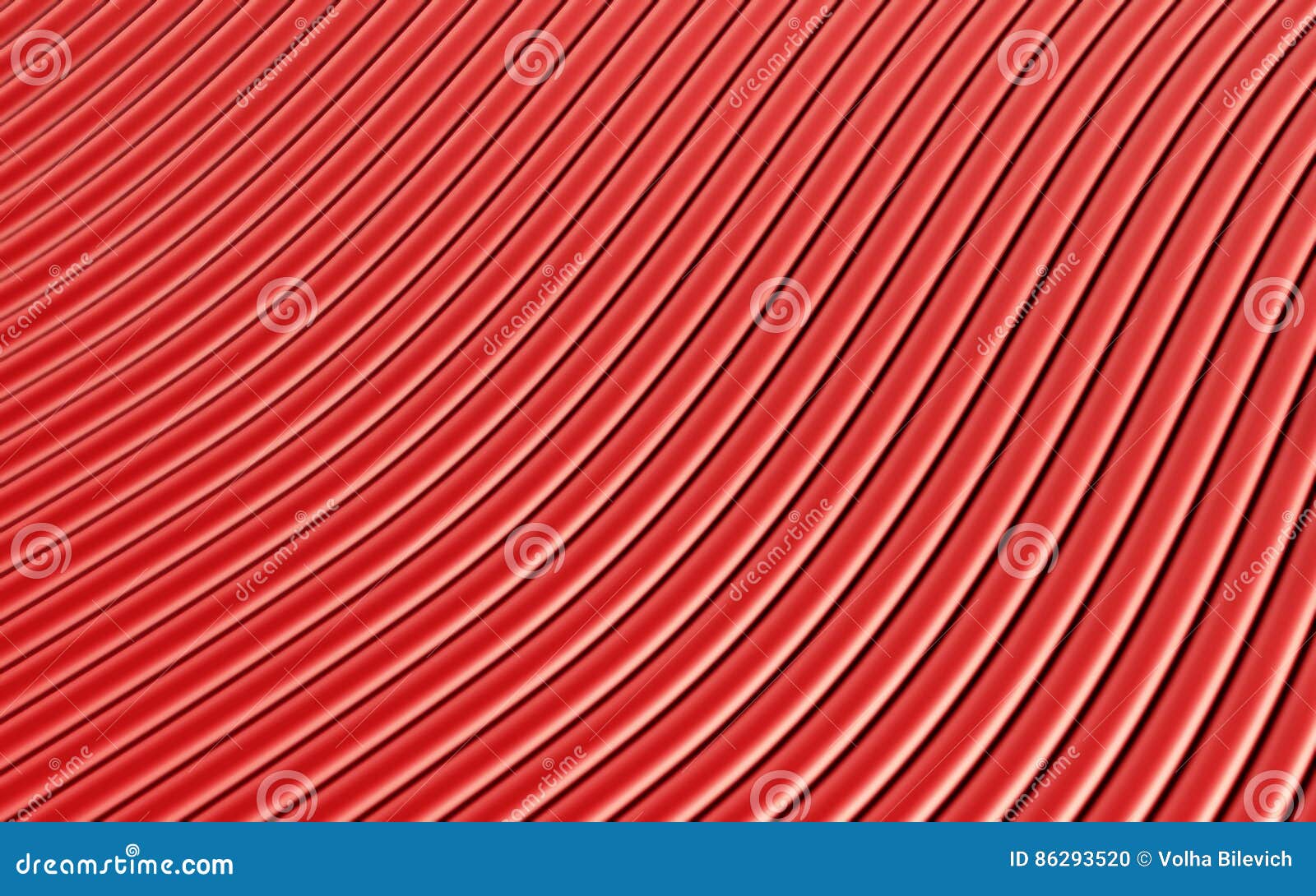 Red Abstract Image of Lines Background. 3d Render Stock Illustration ...