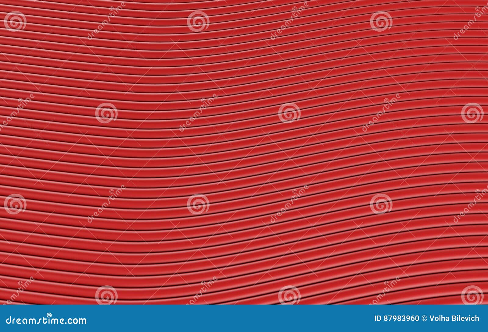 Red Abstract Image of Lines Background. 3d Render Stock Illustration ...