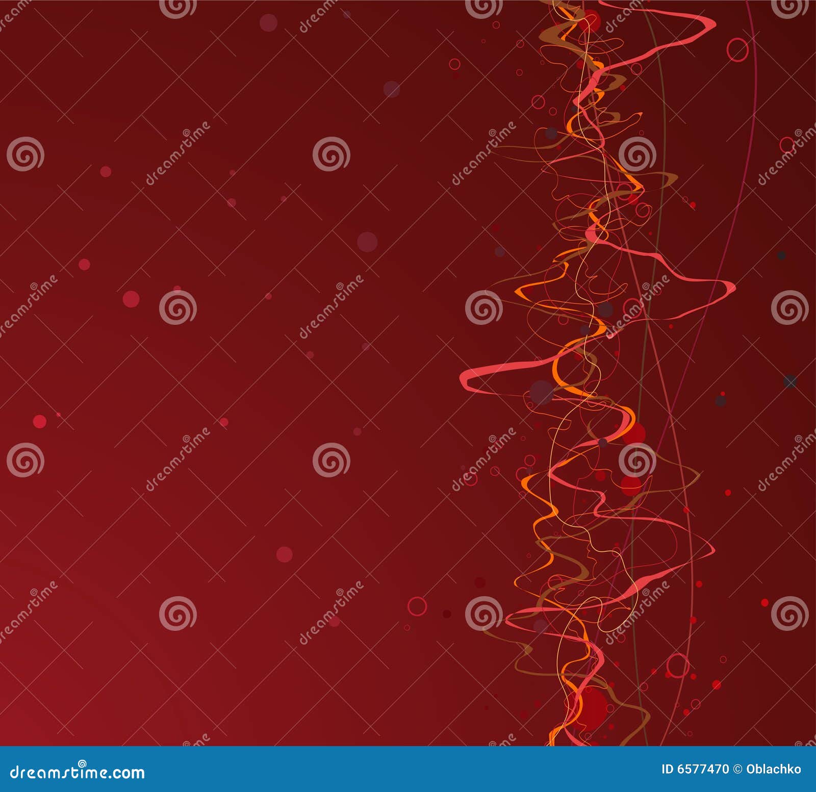 Red Abstract Lines Background Stock Vector - Illustration of curve ...