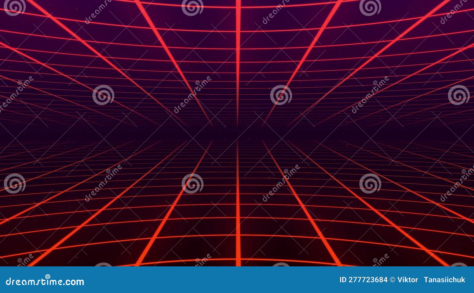 Red Abstract Lines Geometric Background. Data Stream. Movement Effect ...