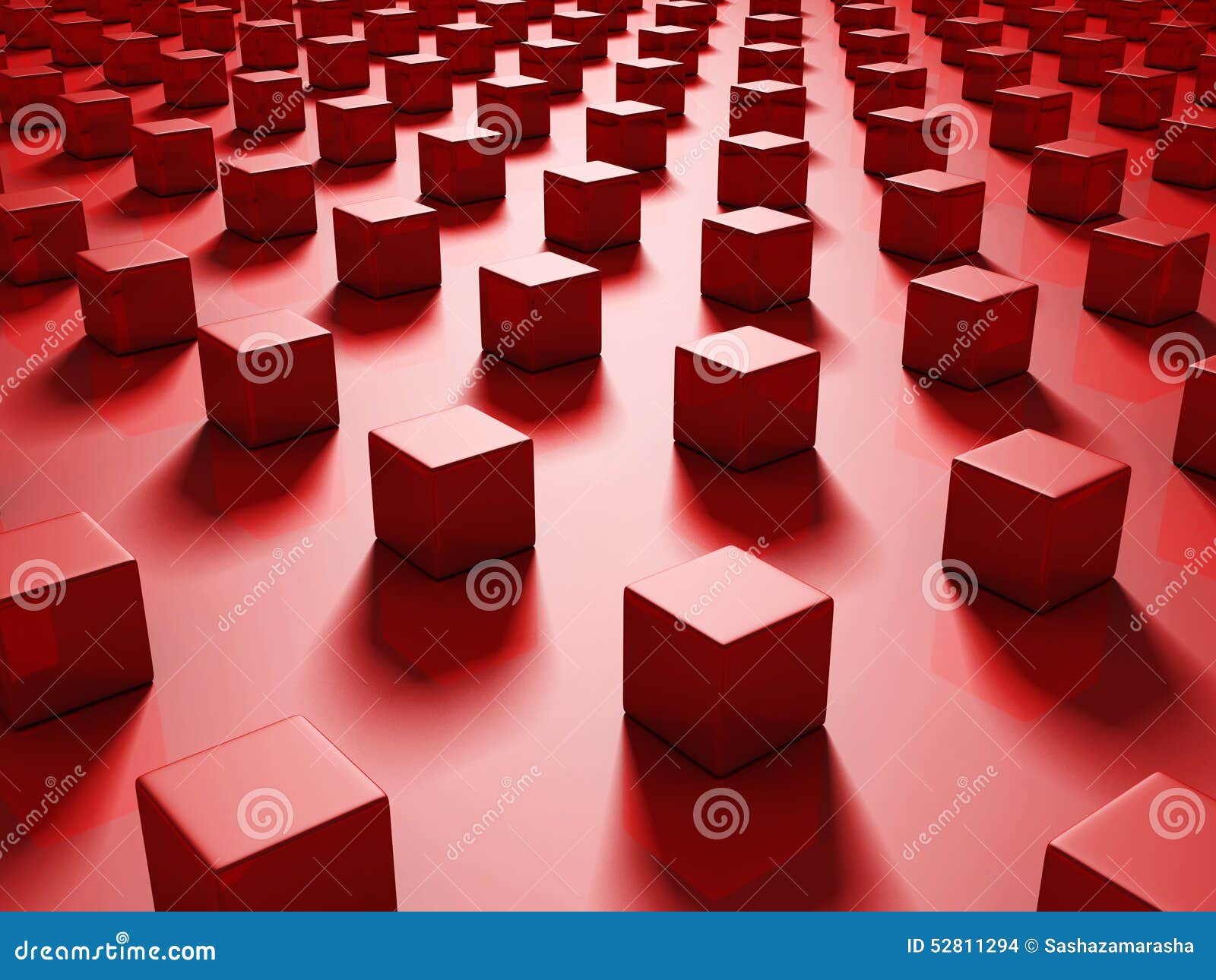Red Abstract Metallic Cubes Background Stock Photo - Image of ...