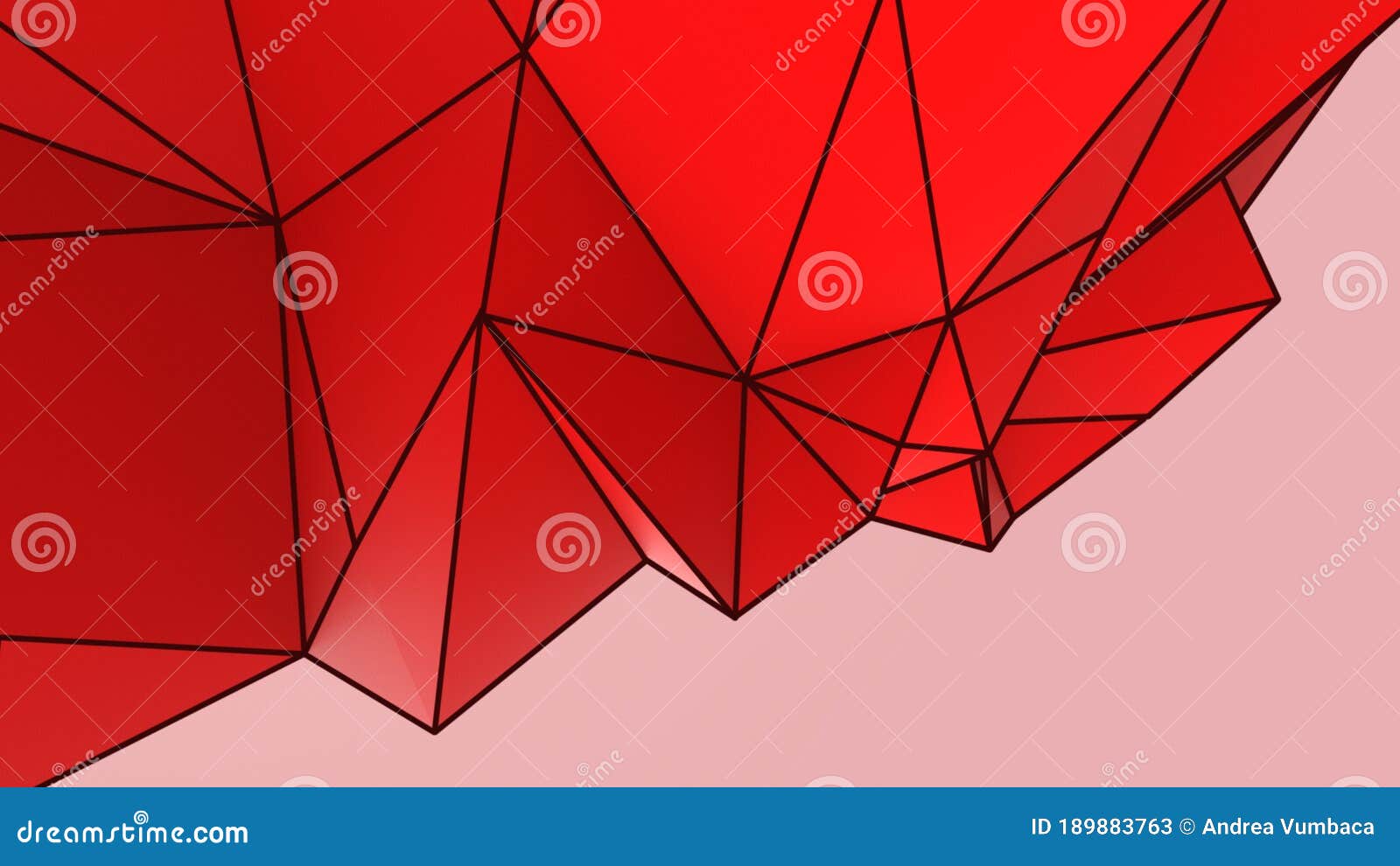 Red Abstract Modern Crystal Background. Polygon, Line, Triangle Pattern ...
