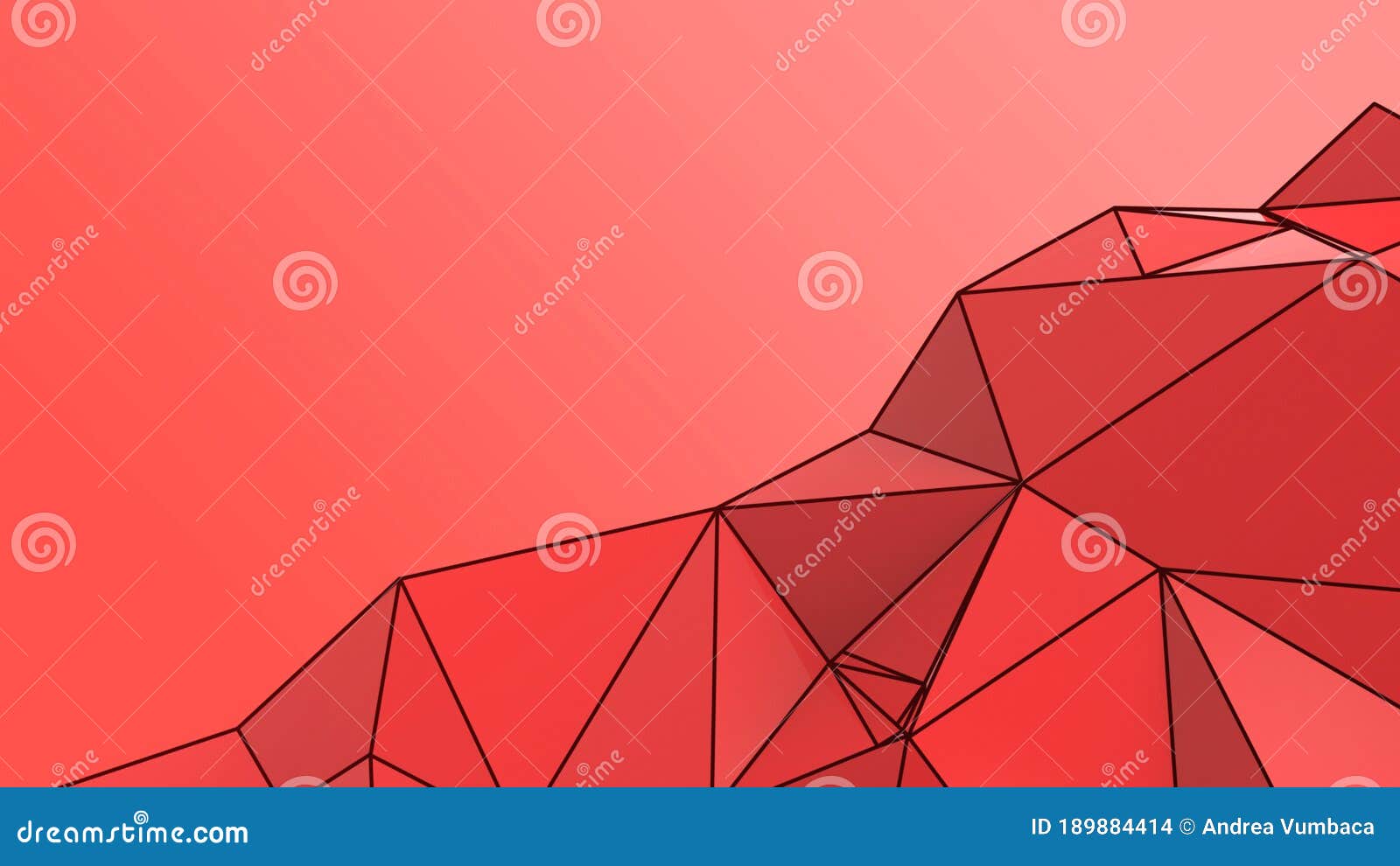 Red Abstract Modern Crystal Background. Polygon, Line, Triangle Pattern ...