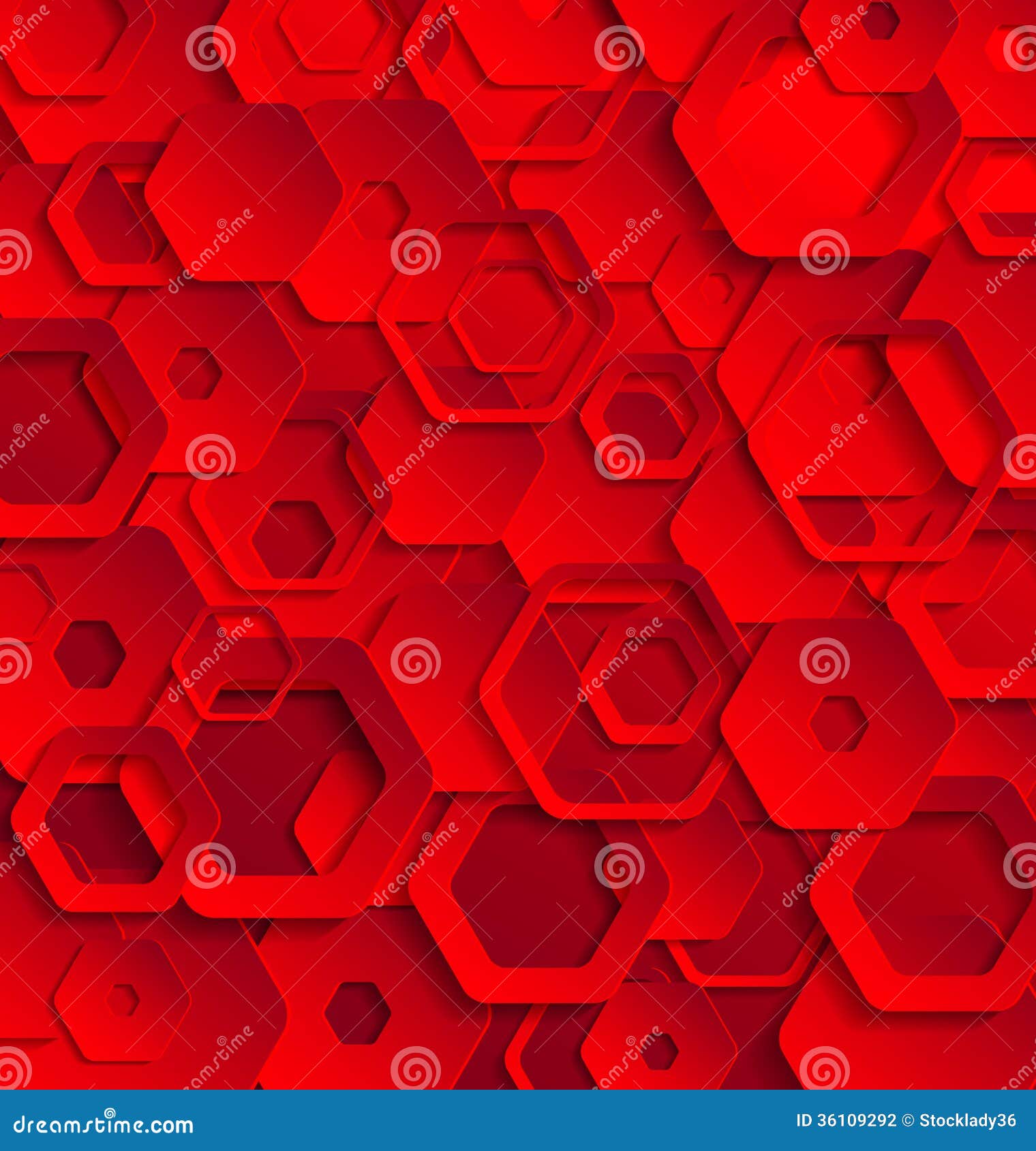 Red Abstract Paper Template Stock Illustration - Illustration of paper ...