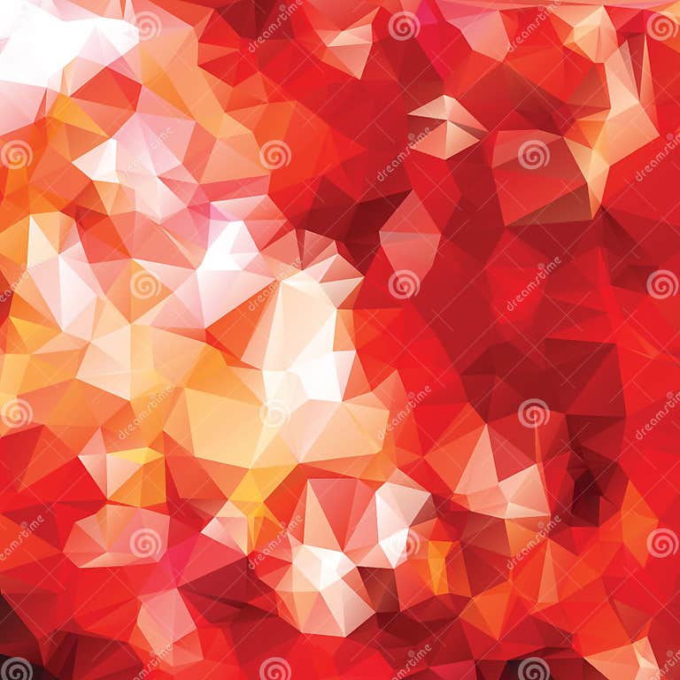 Red Abstract Polygon Pattern Stock Vector - Illustration of backdrop ...