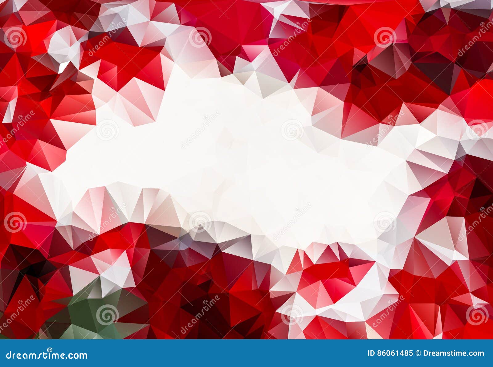 Red Abstract Polygon Pattern Background Stock Illustration ...