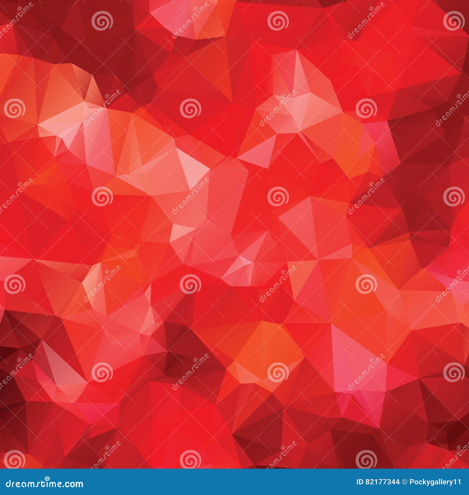 Red abstract polygon stock illustration. Illustration of geometric ...