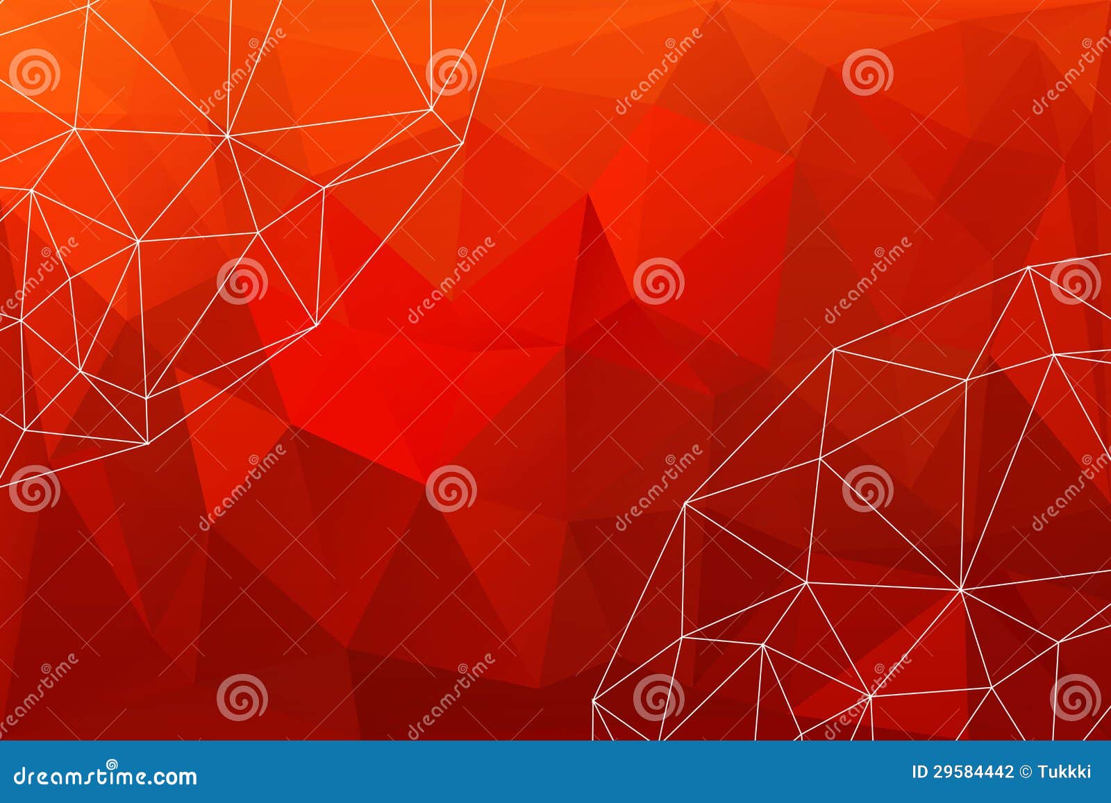Red Abstract Polygonal Background Stock Vector - Illustration of ...