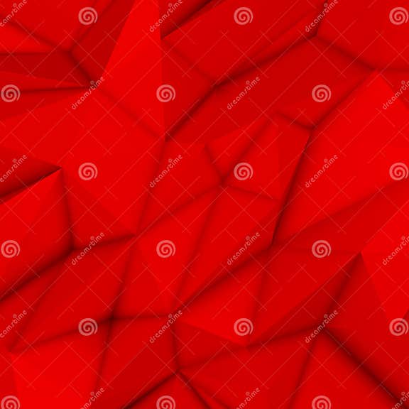 Red Abstract Polygonal Background Stock Vector - Illustration of ...