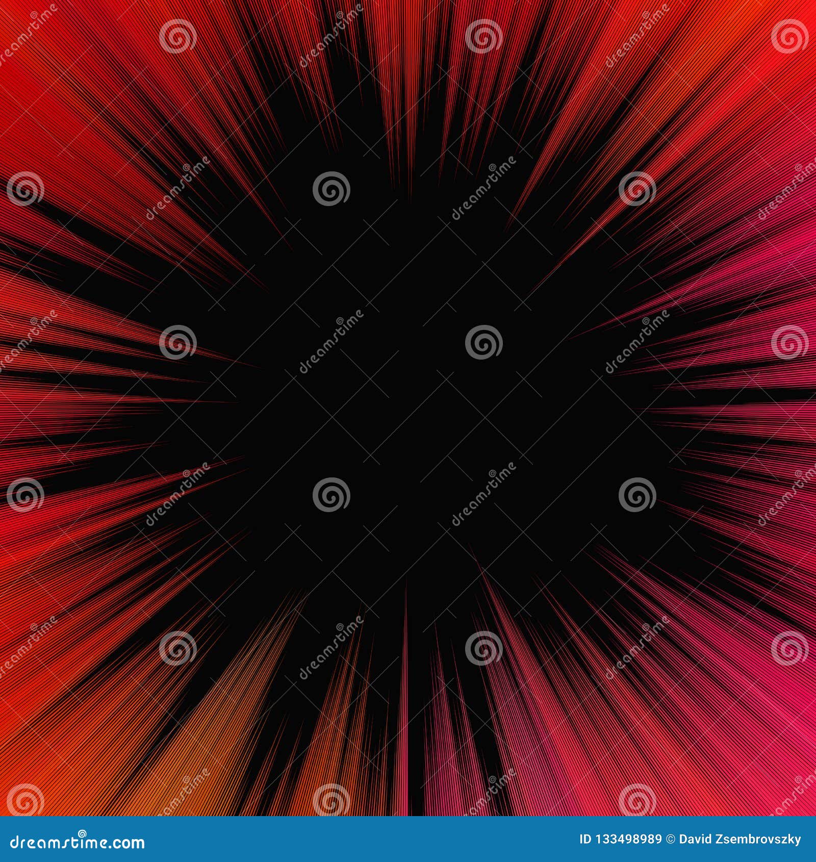 Hyperspeed Vector Background. Hyper Speed Hyperspace Star Travel. Warp ...