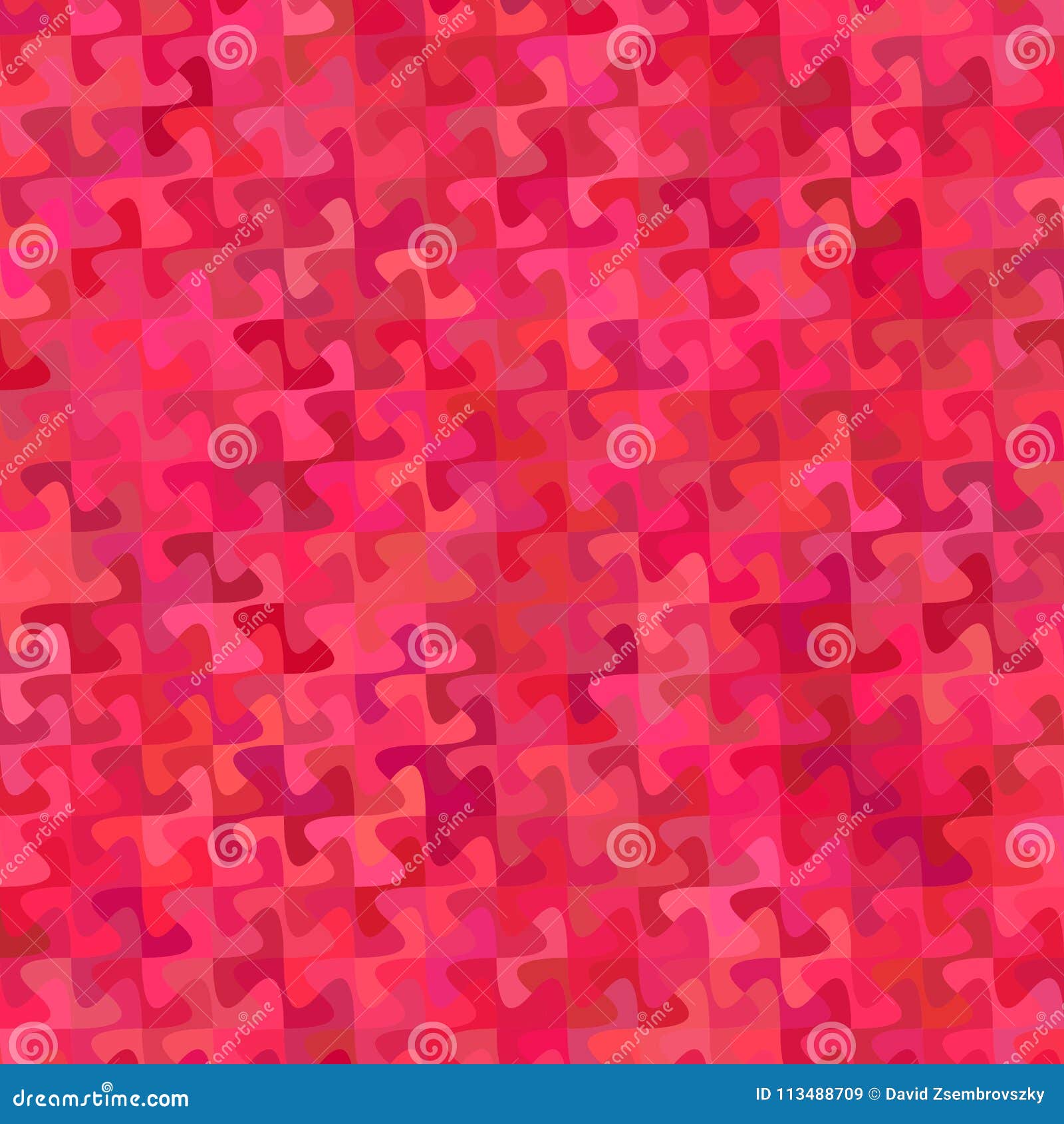 Red Abstract Puzzle Pattern Background Design Stock Vector ...