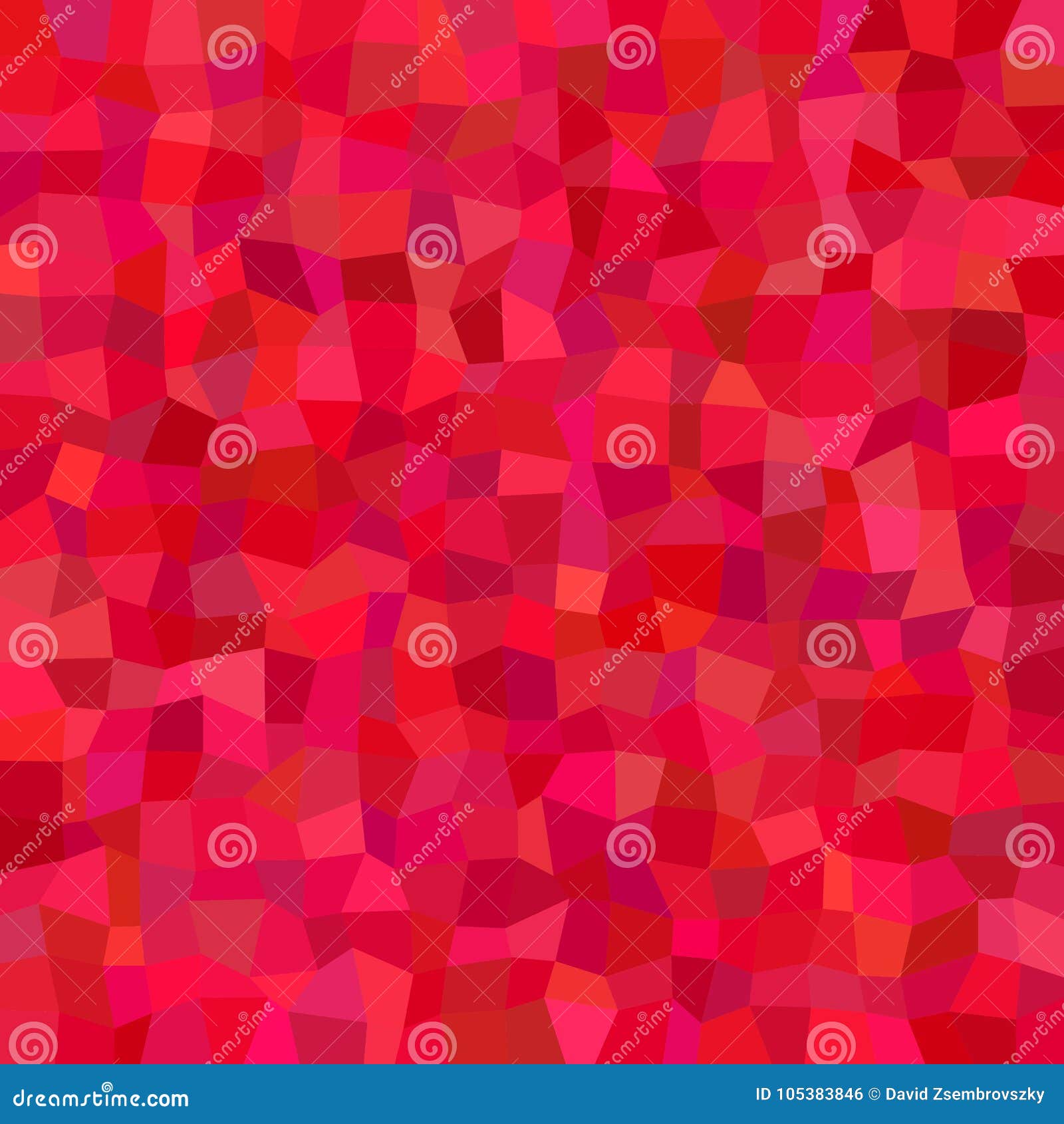 Red Abstract Rectangle Tile Mosaic Background - Polygonal Vector ...