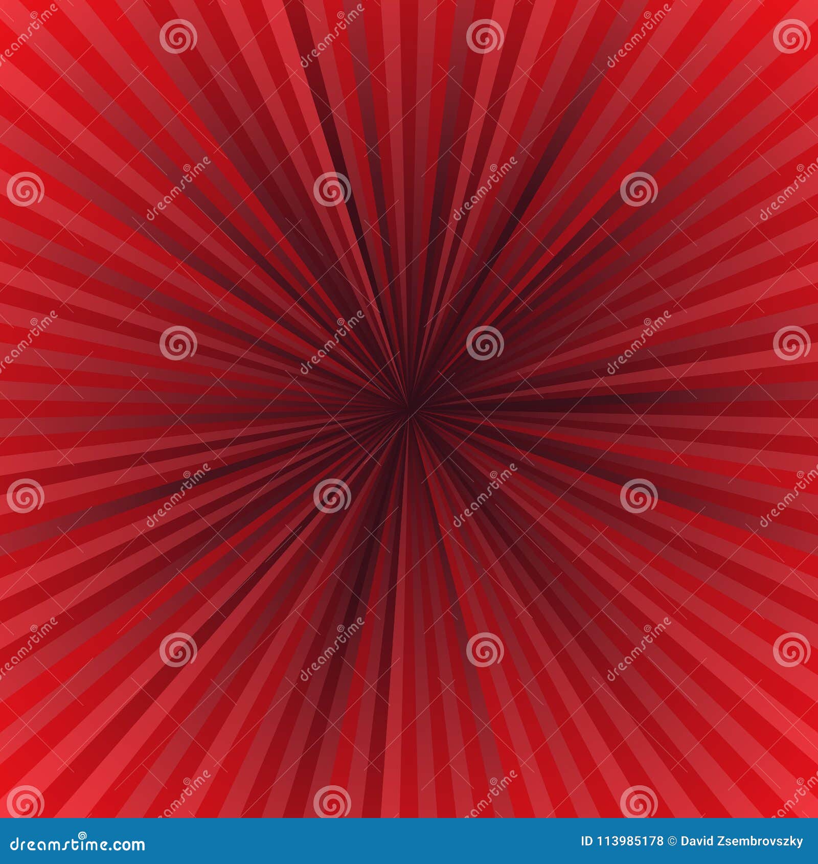 Red Abstract Retro Explosion Background - Vector Illustration Stock ...
