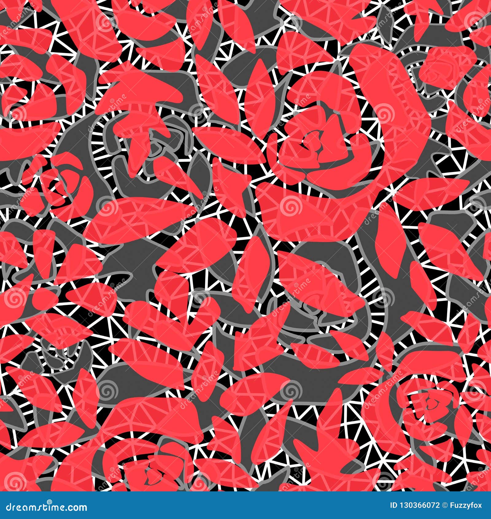 Red Abstract Seamless Lace Pattern Texture Black Stock Illustration ...