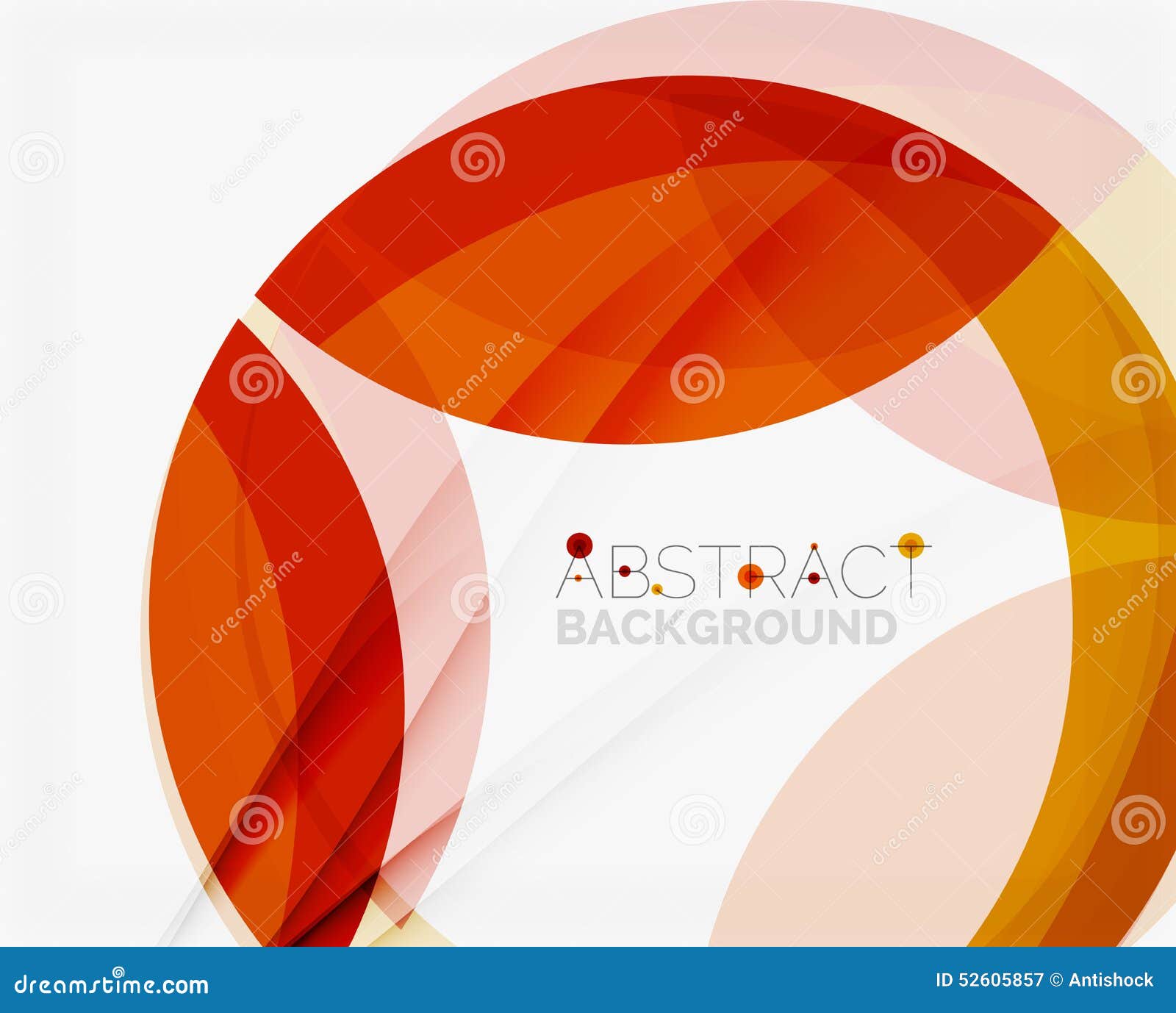 Red Abstract Shapes Background for Your Message Stock Vector ...