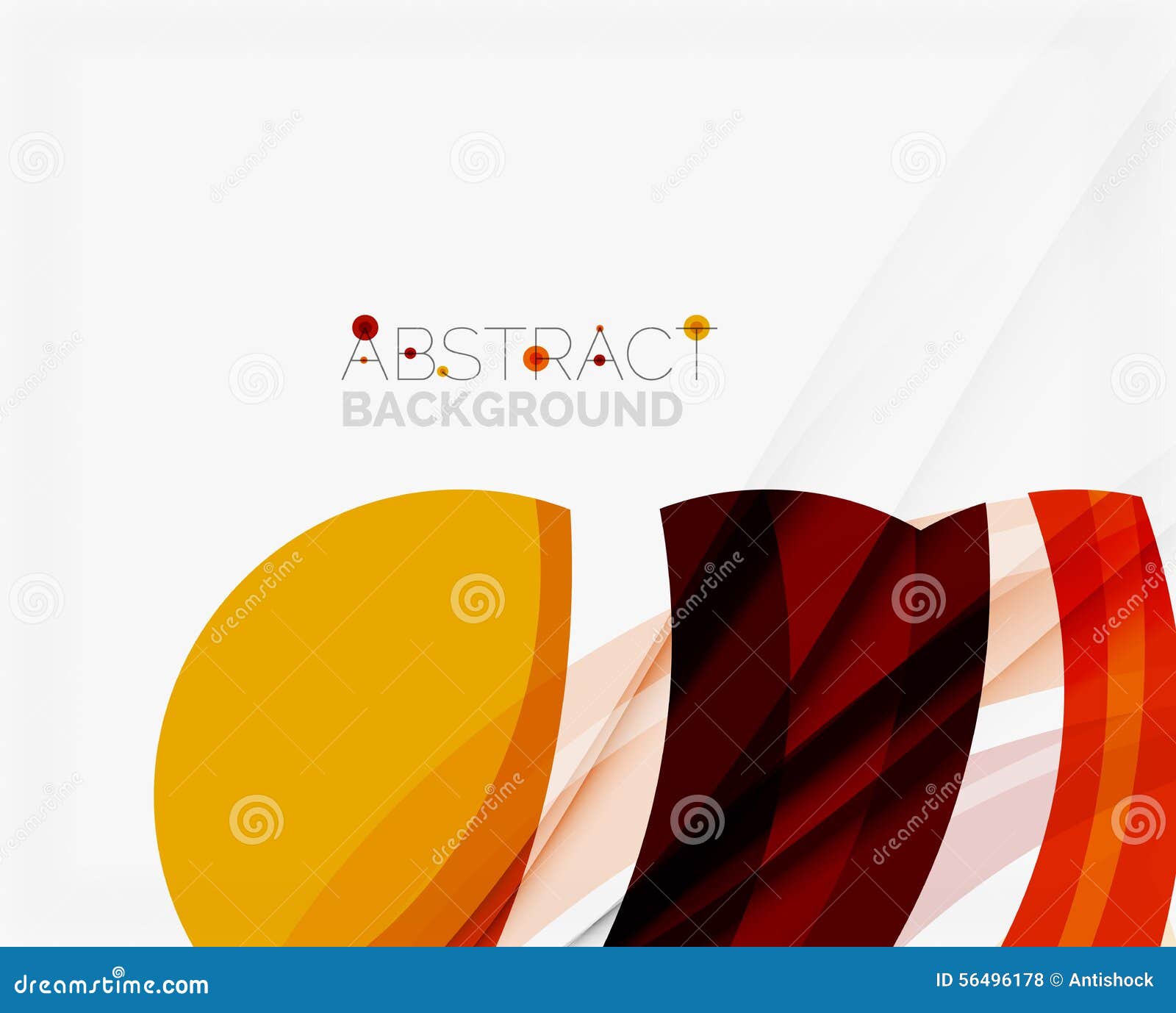 Red Abstract Shapes Background for Your Message Stock Vector ...