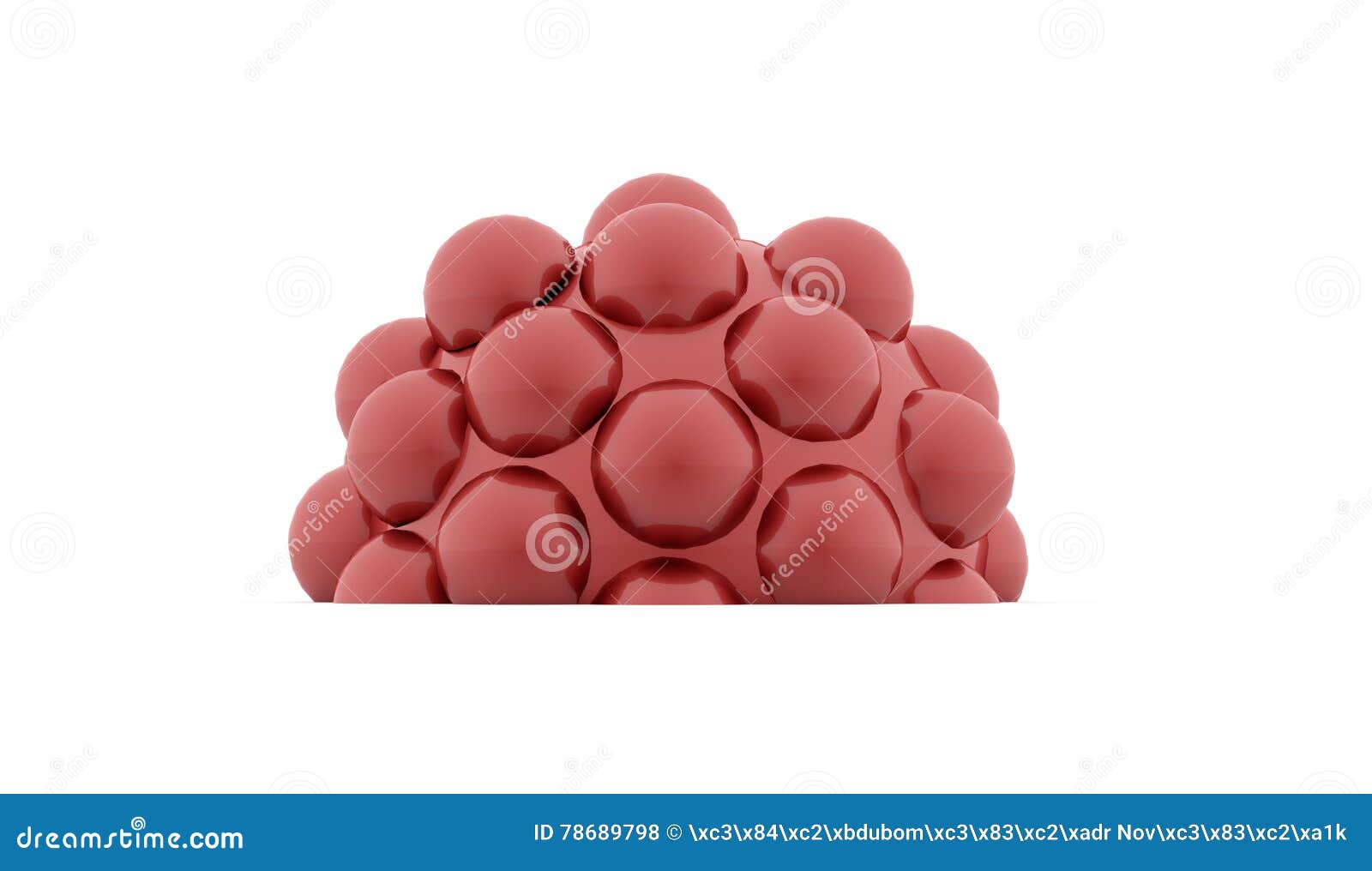 Red Abstract Spheres Background Stock Illustration - Illustration of ...