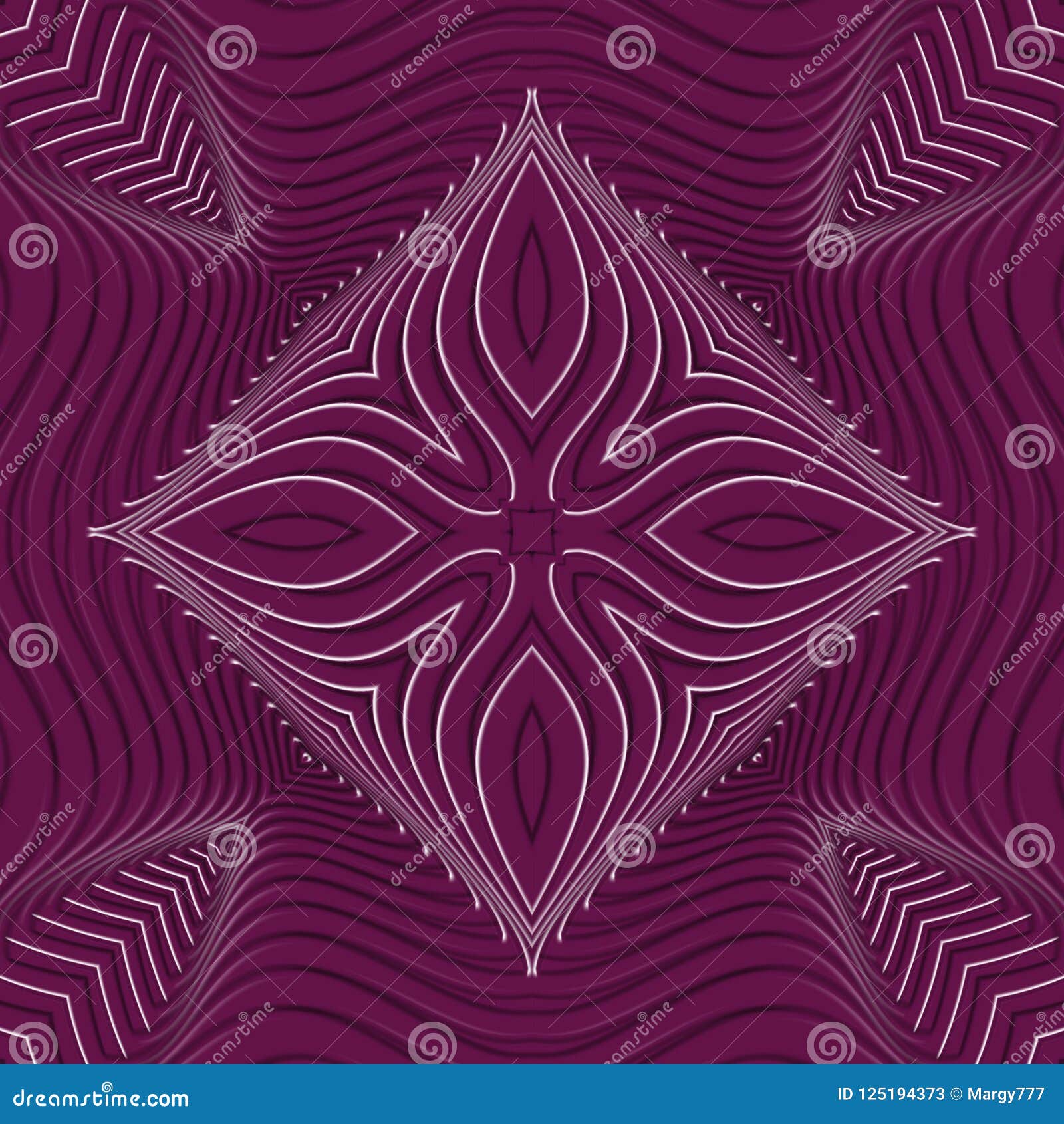 Red Abstract Symmetric Background for Printing on Stock Illustration ...