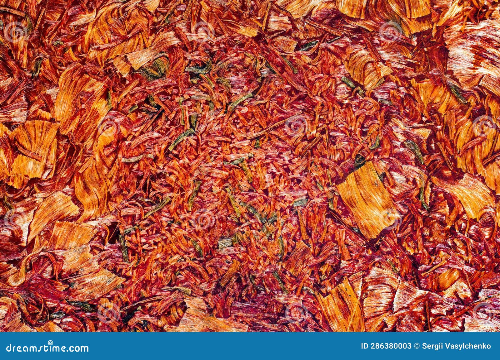 Red Abstract Texture Made of Various Fibers. Stock Image - Image of ...