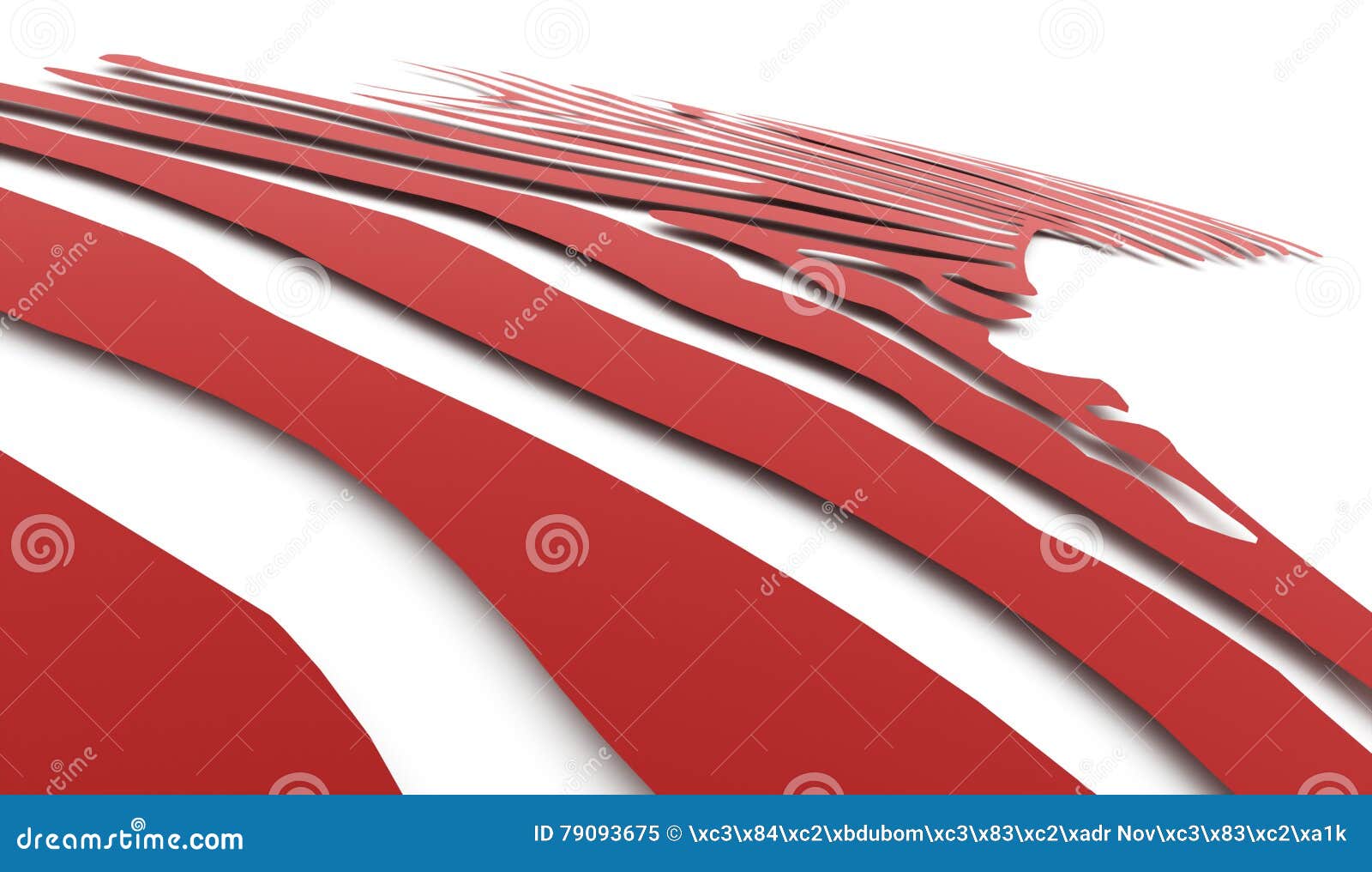 Red Abstract Twist Light Lines Stock Illustration - Illustration of ...