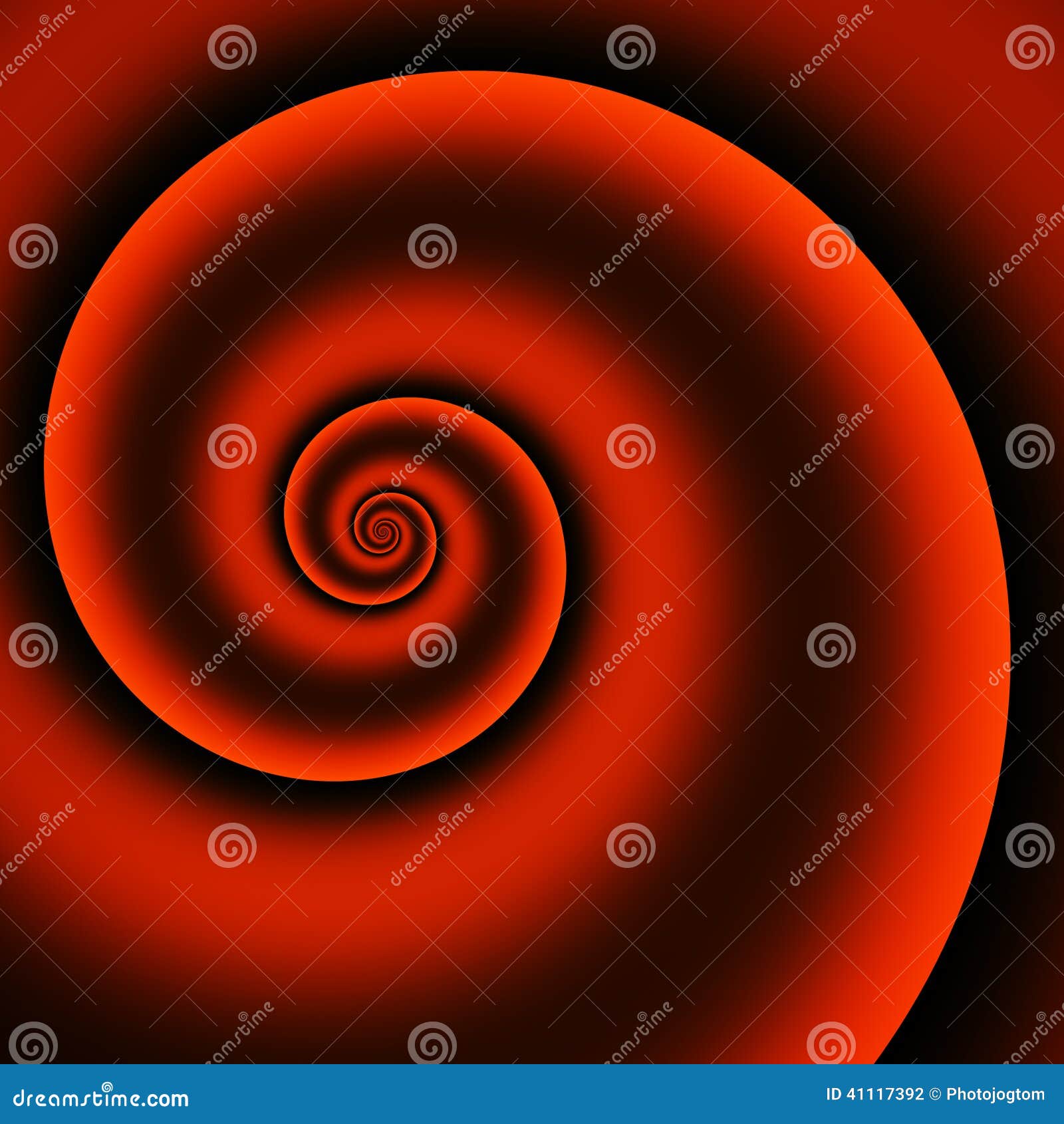 Red abstract vortex stock illustration. Illustration of architecture ...