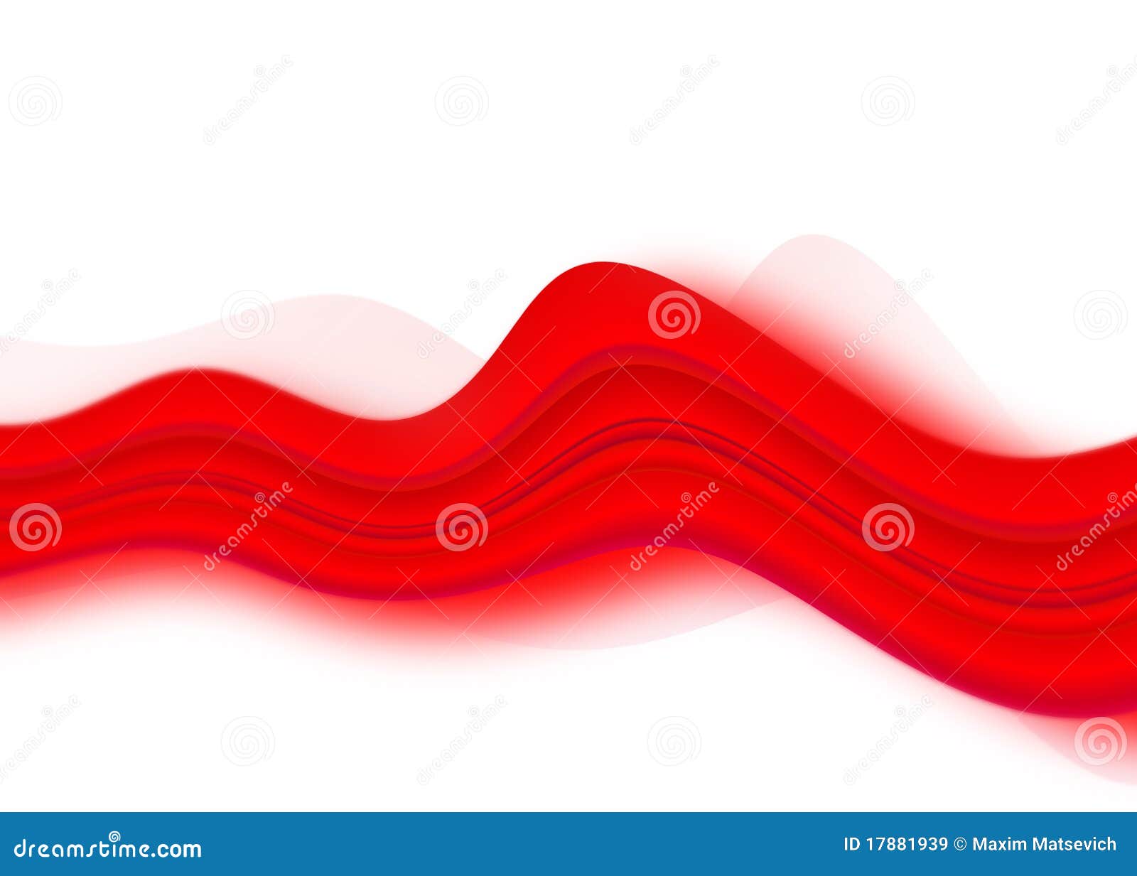 Red Abstract Wave Background Stock Illustration - Illustration of ...