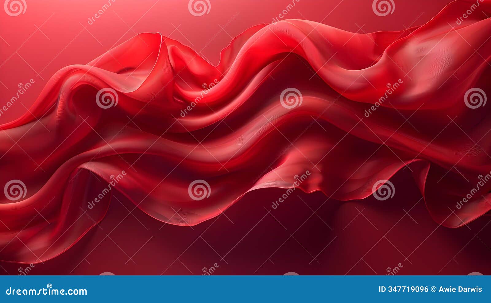 Red Abstract Wave Background Illustration Stock Illustration ...